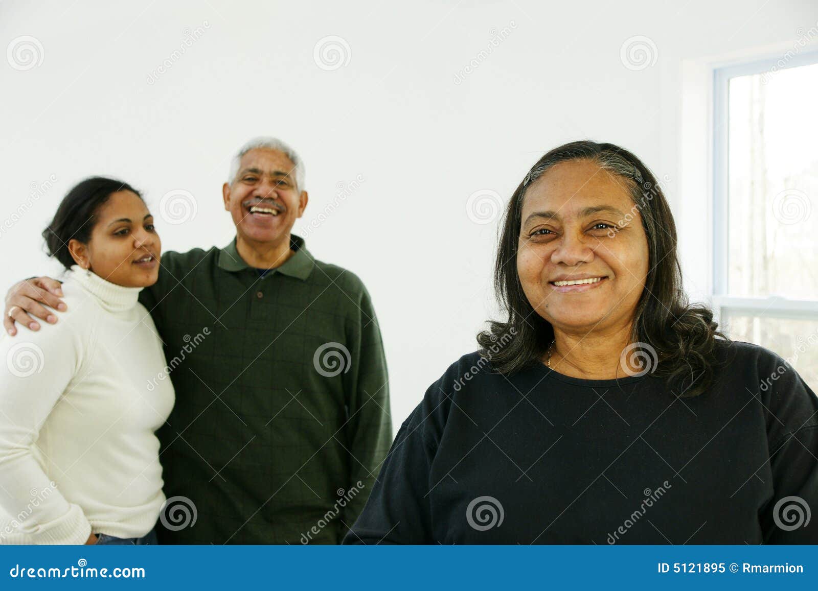Minority Family stock image. Image of three, happy, minority - 5121895