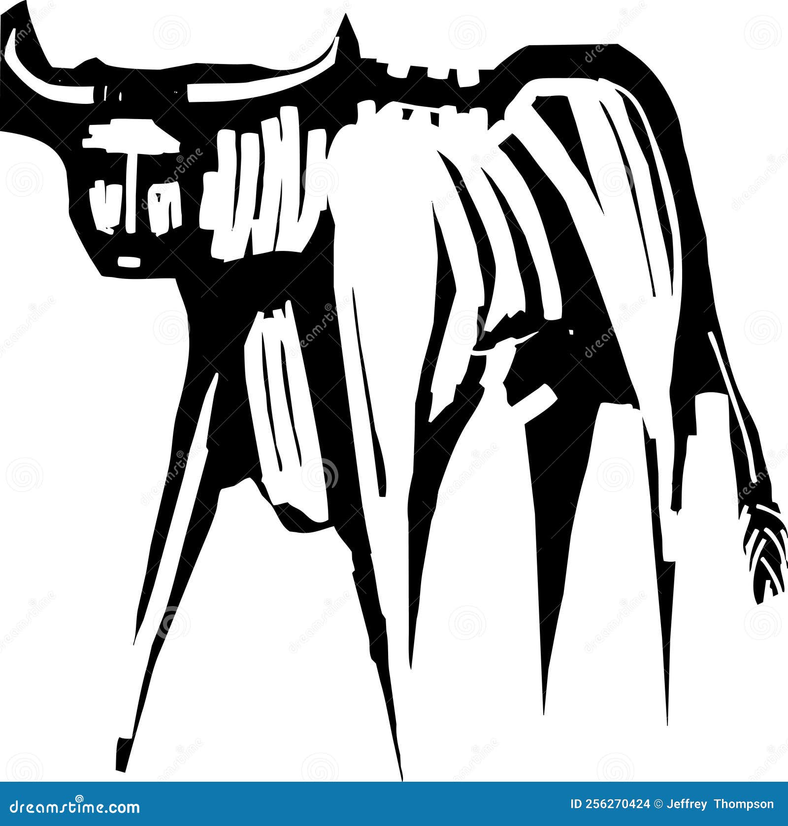 Minotaur vektor abbildung. Illustration von minoisch - 256270424