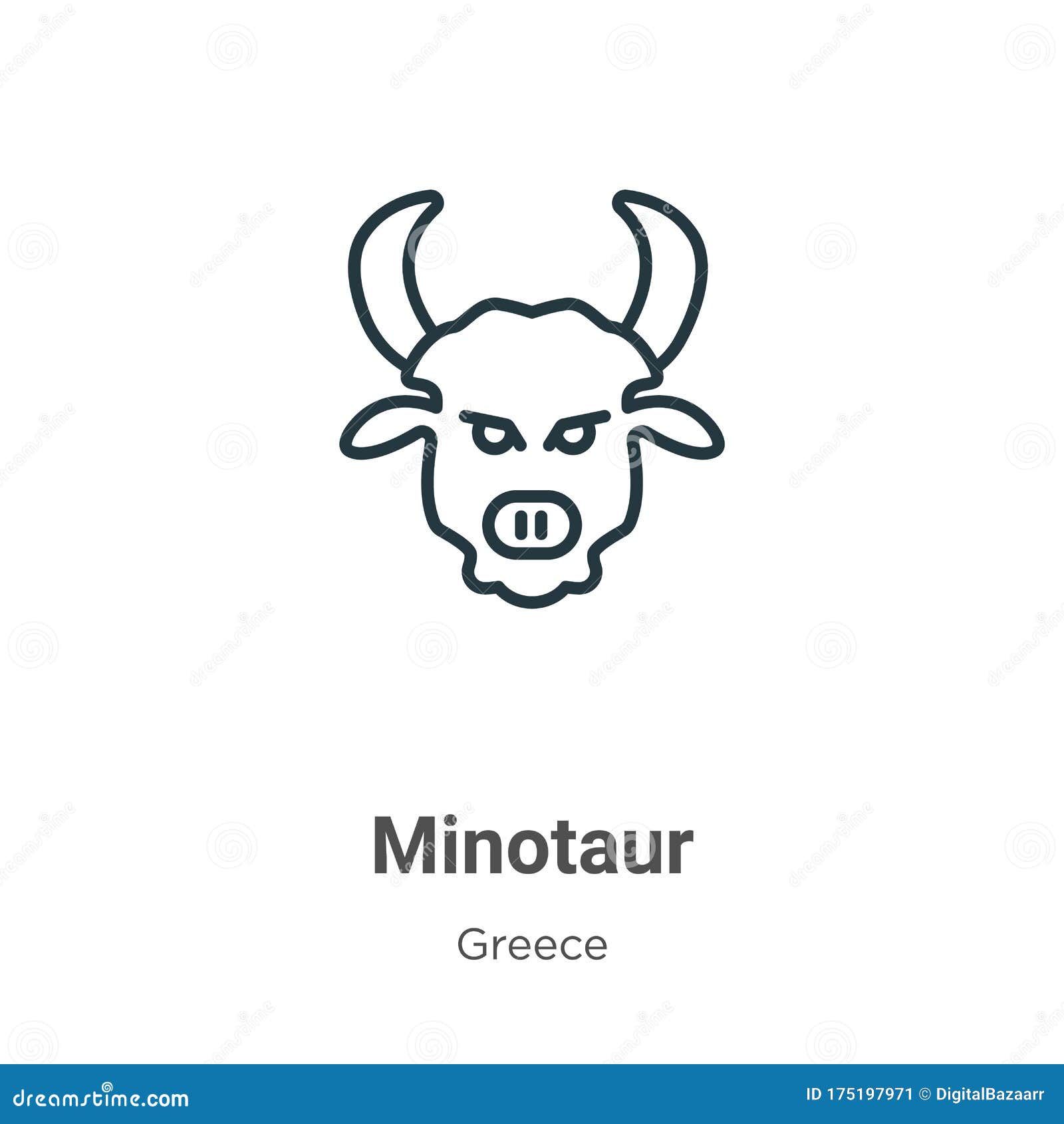 Simple Minotaur Drawings