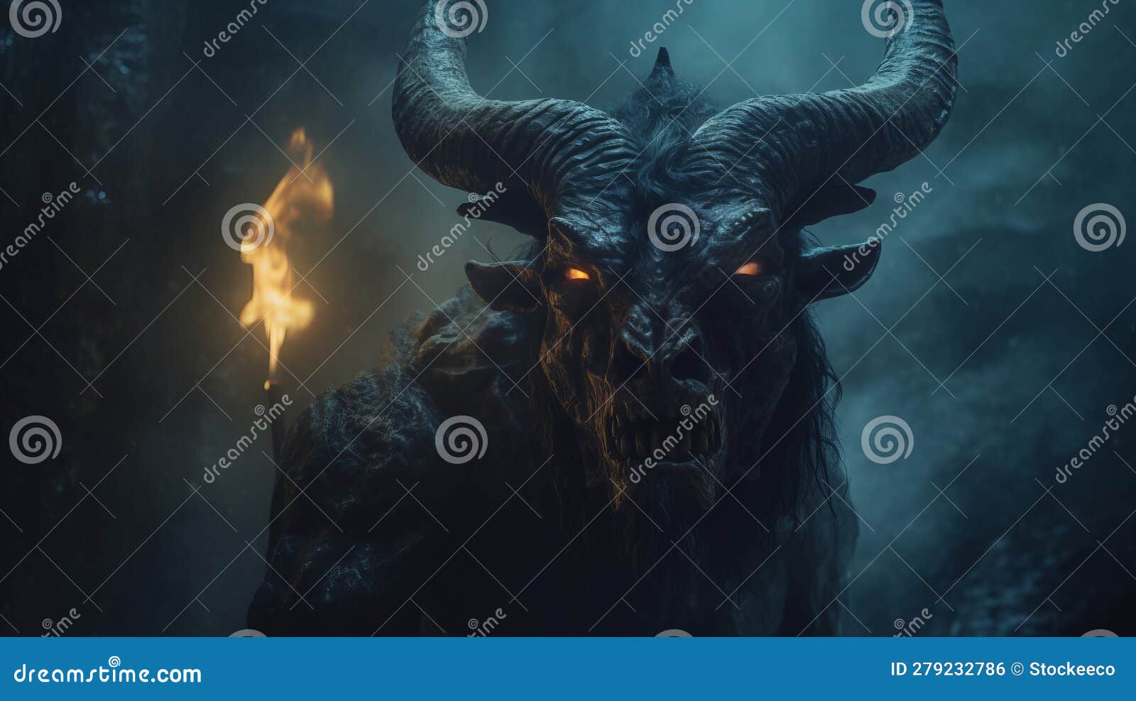 Minotaur: the Terrifying Apparition from Outer Space Stock Illustration ...