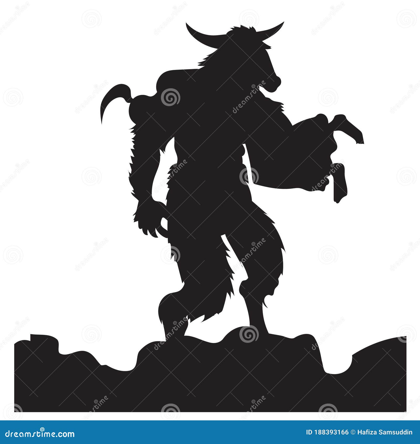Minotaur. Vector Illustration Decorative Design Stock Vector ...