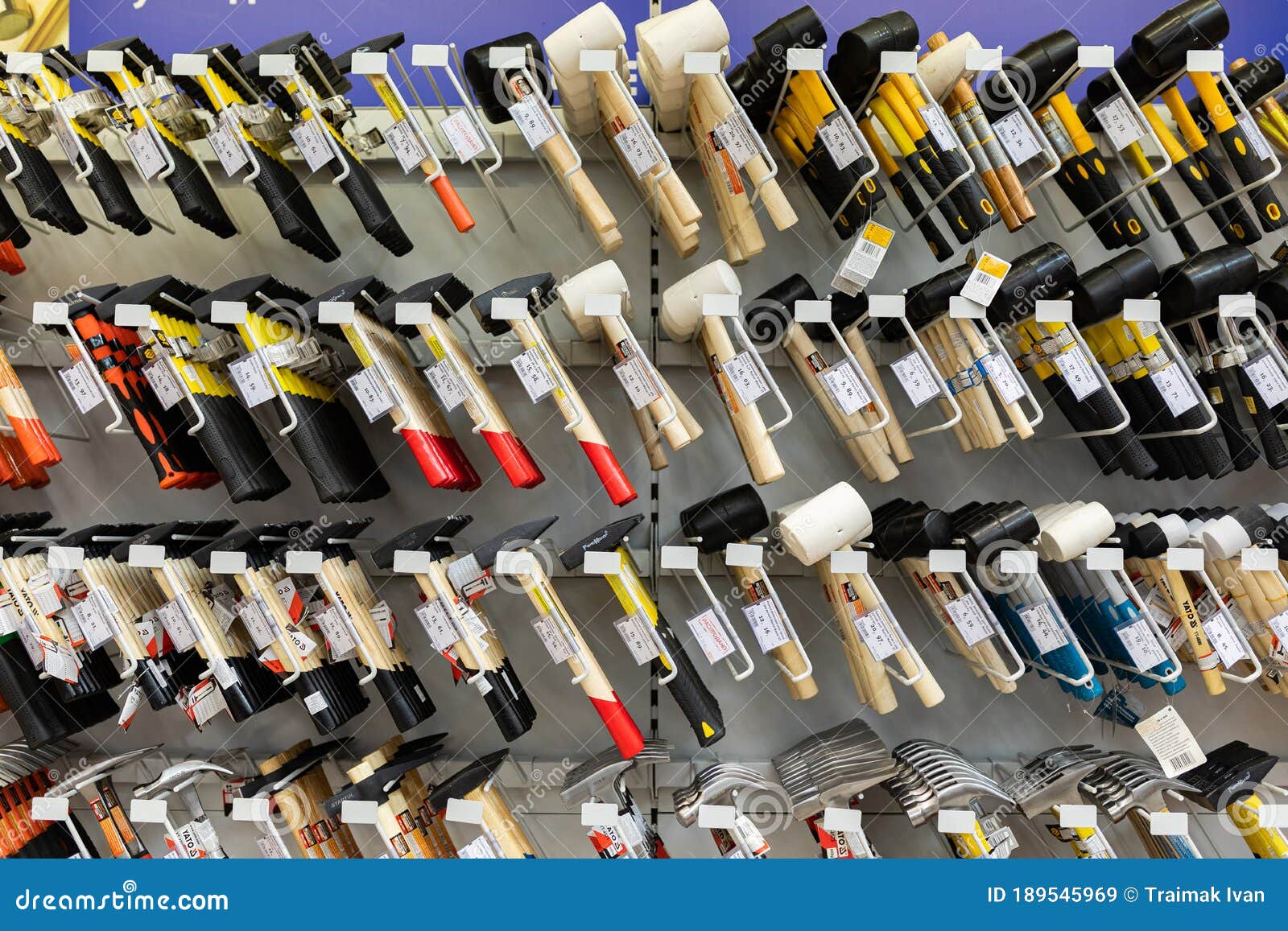 MINSK, BELARUS - April 01, 2020: Hardware Store with Tool Counters ...