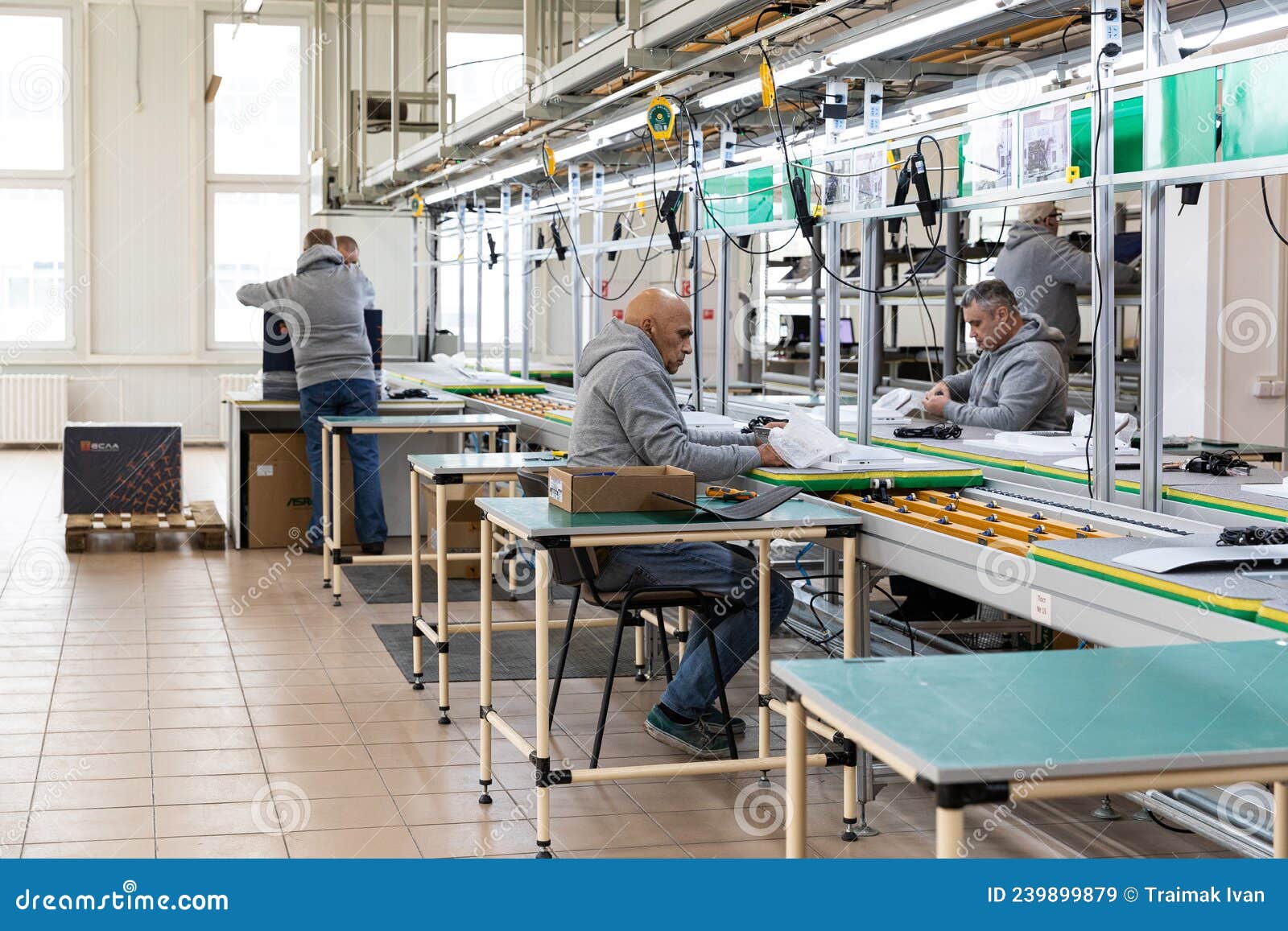 Minsk, Belarus - Jan 05, 2022: Photo of a Plant for Assembling ...