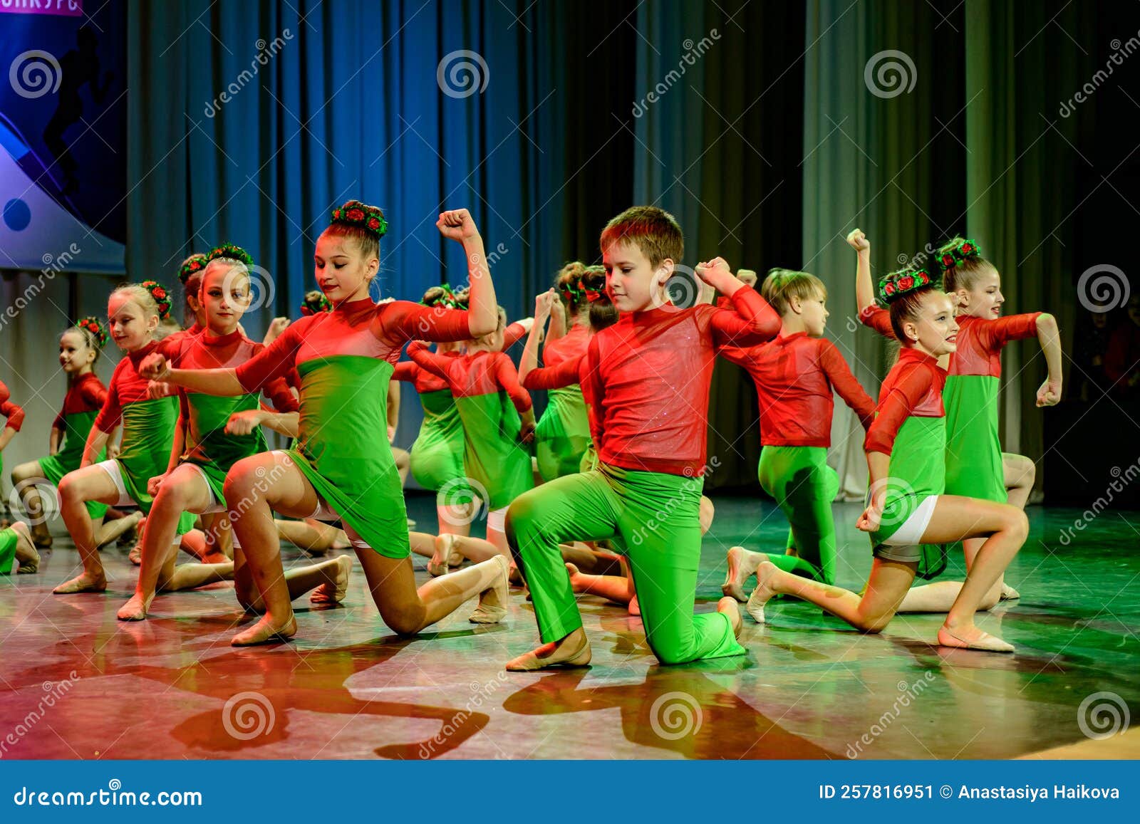 Minsk, Belarus, November 24, 2019. a Dance Group for Children Performs ...