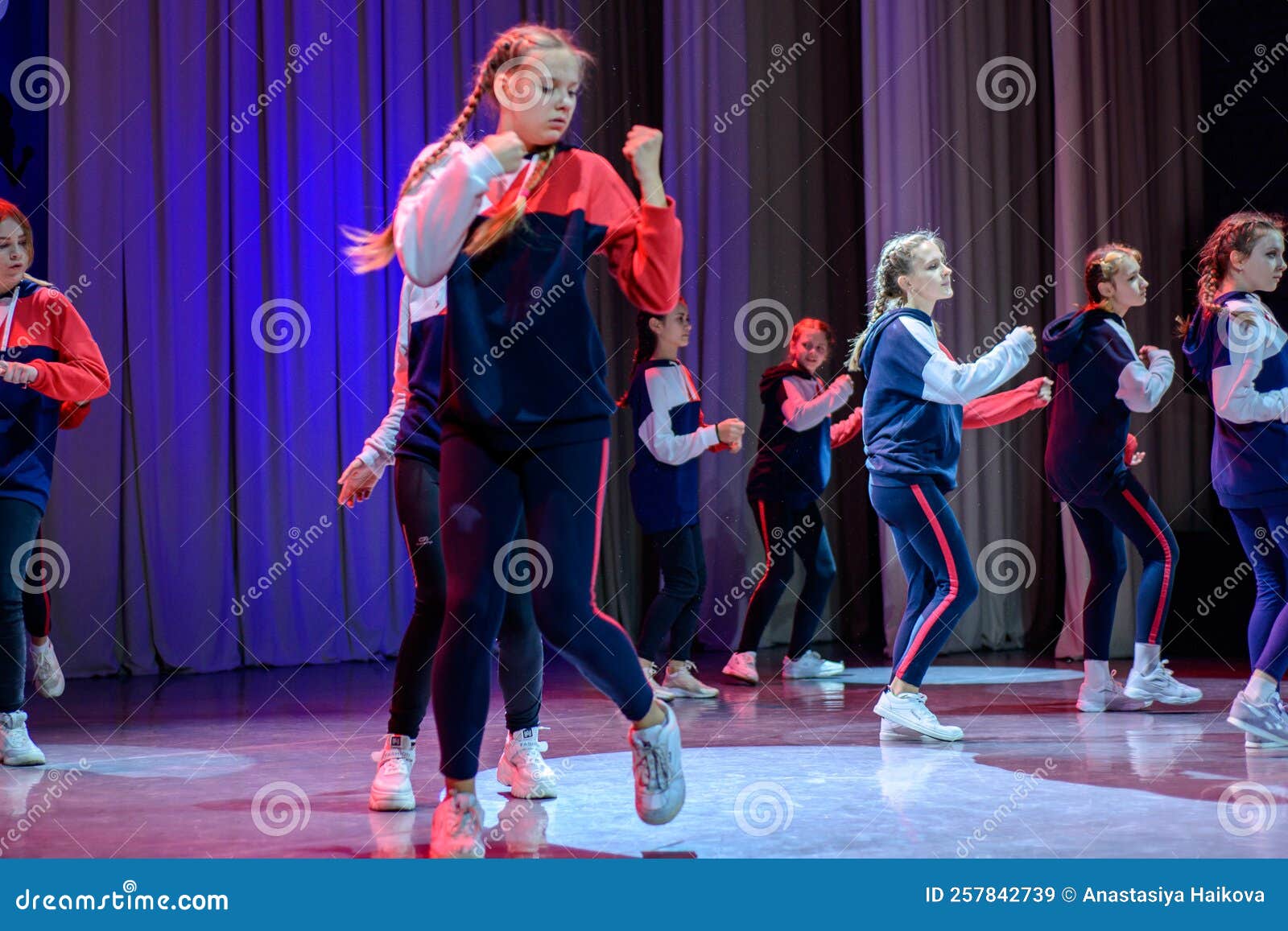 Minsk, Belarus, November 24, 2019. a Dance Group for Children Performs ...