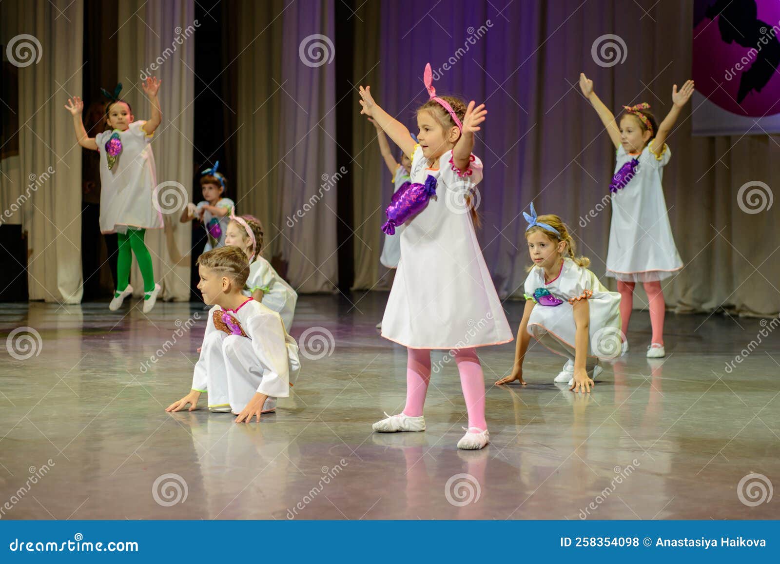 Minsk, Belarus, November 24, 2019. a Dance Group for Children Performs ...