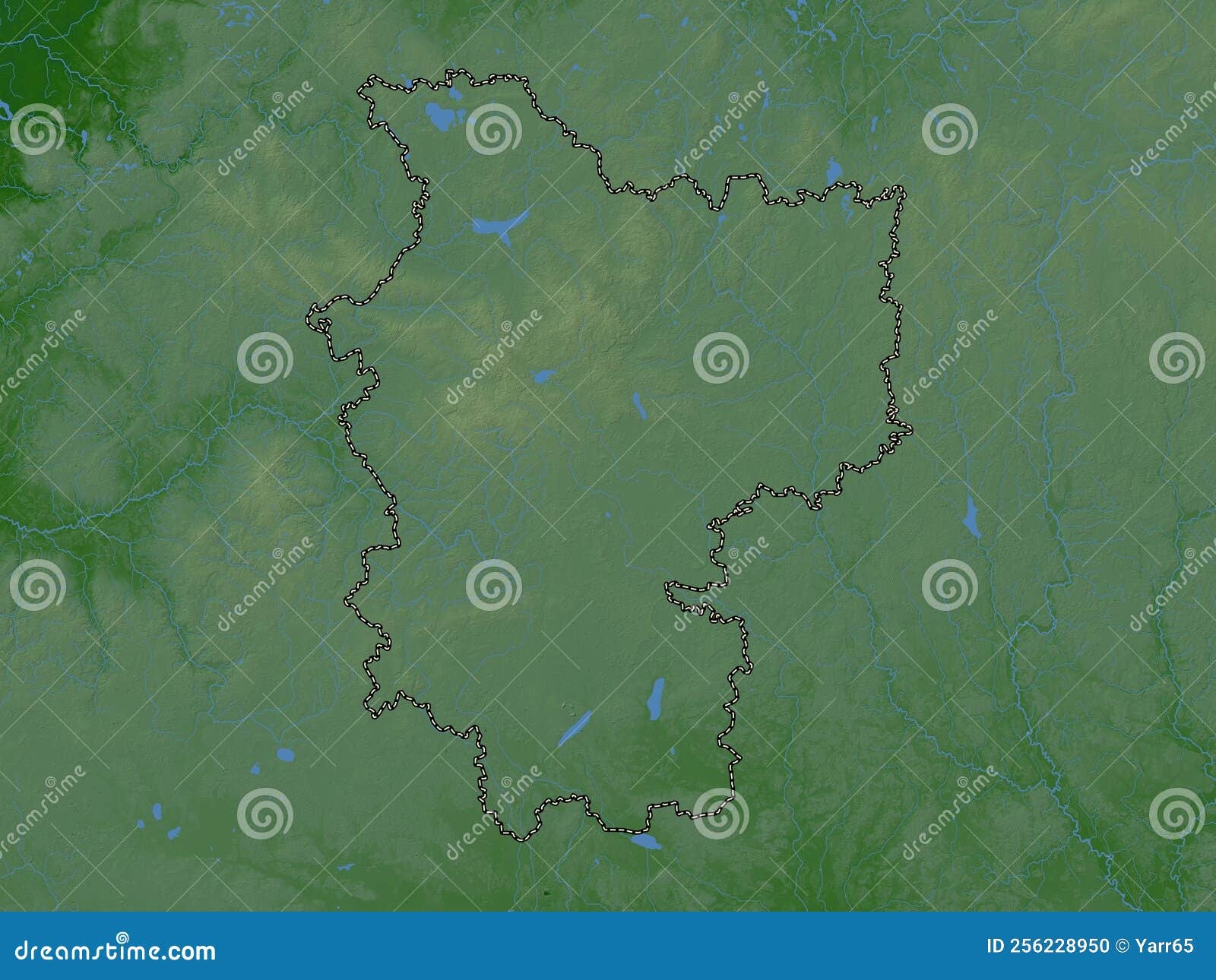 Minsk, Belarus. Physical. No Legend Stock Illustration - Illustration ...