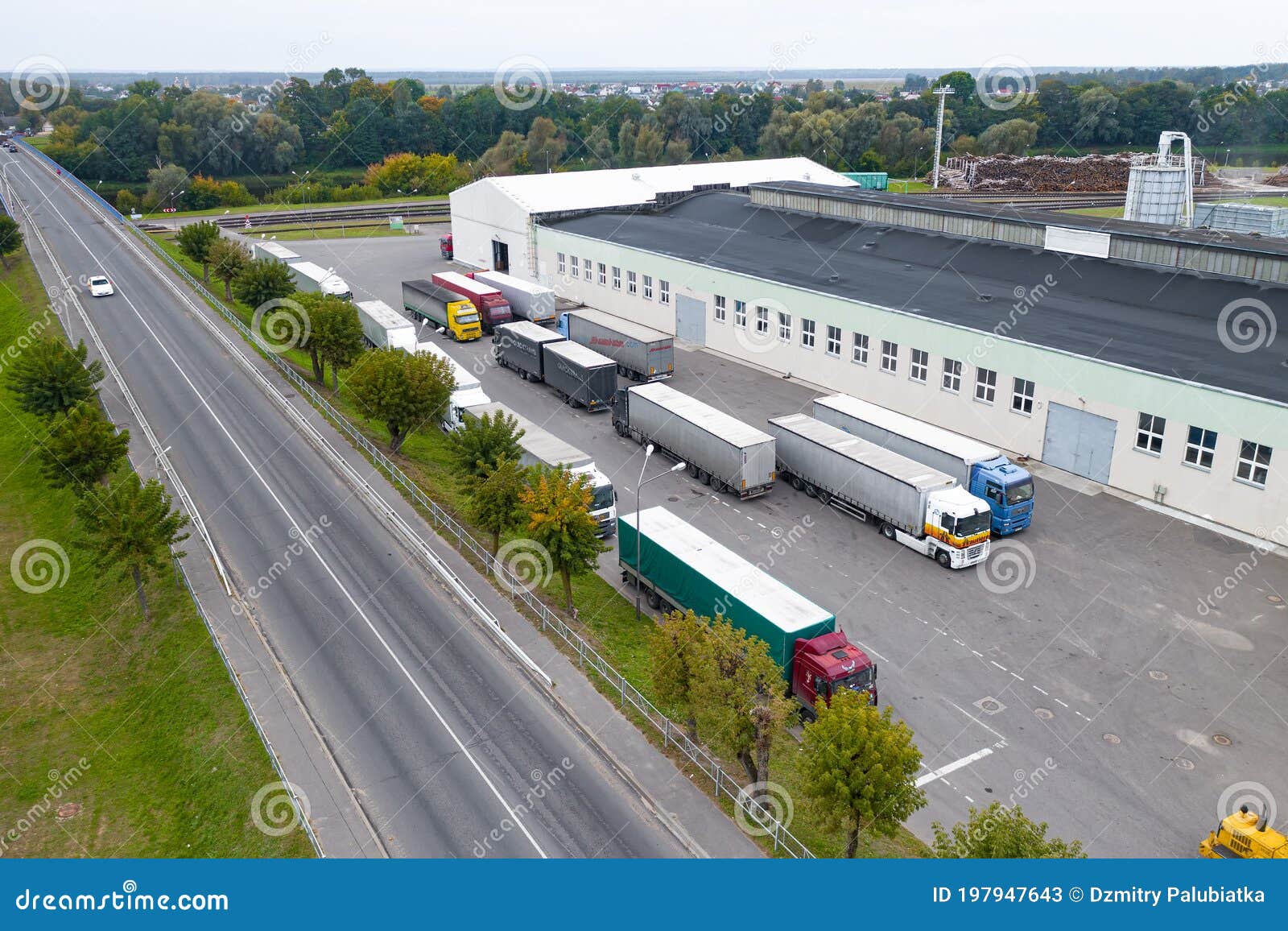 MINSK, BELARUS - SEPTEMBER 2020: Factory on Processing of a Tree Top ...