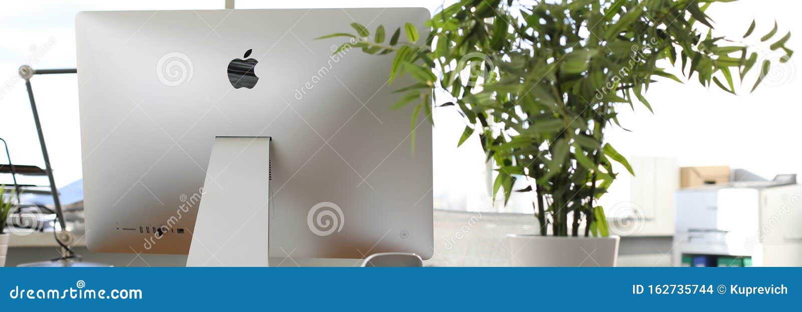 Modern Pc Apple Imac in Office Table Editorial Stock Image - Image of ...
