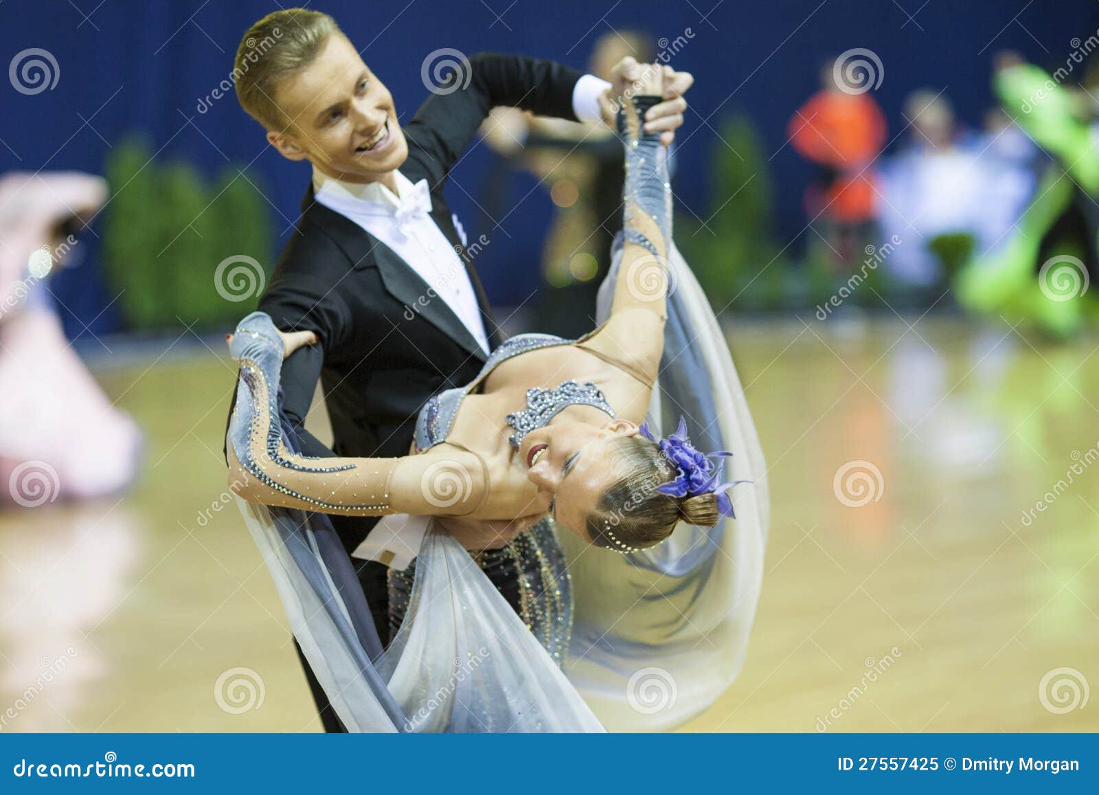 MINSK, OCTOBER, 21:Luxurious Dance Couple Editorial Image - Image of ...