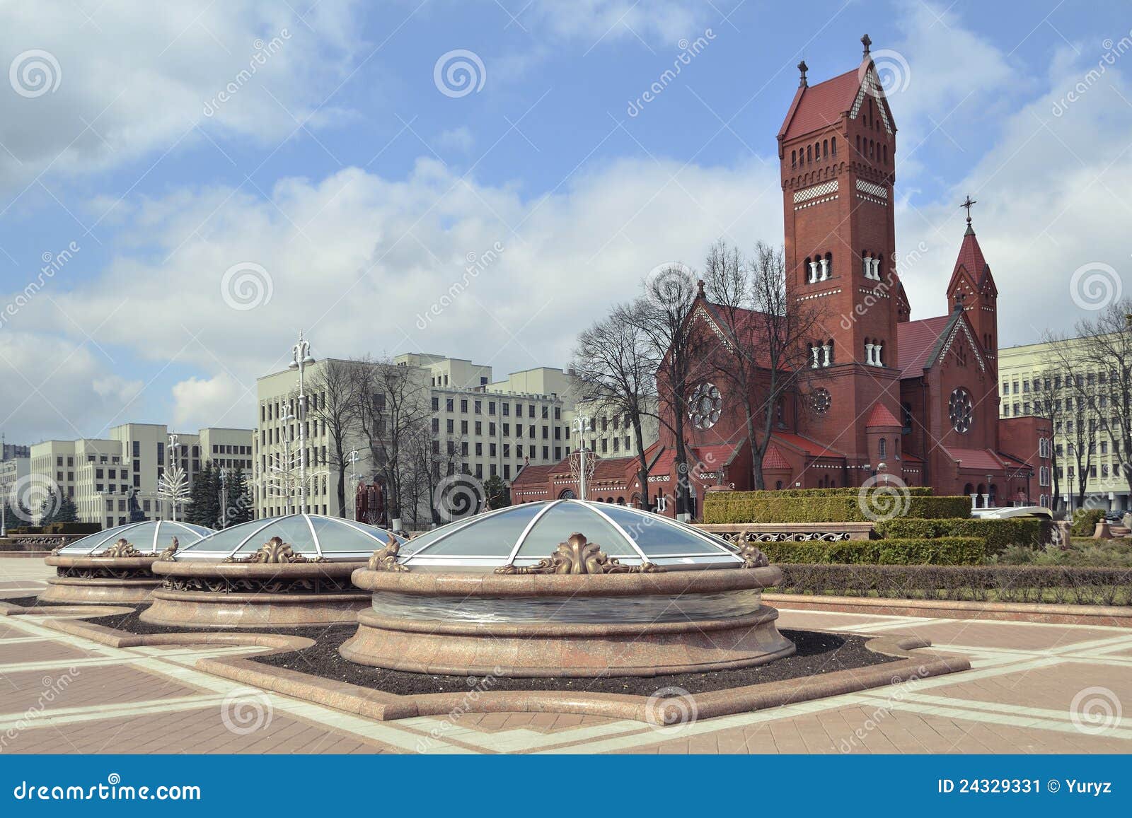 Minsk square stock image. Image of cityscape, landmark - 24329331