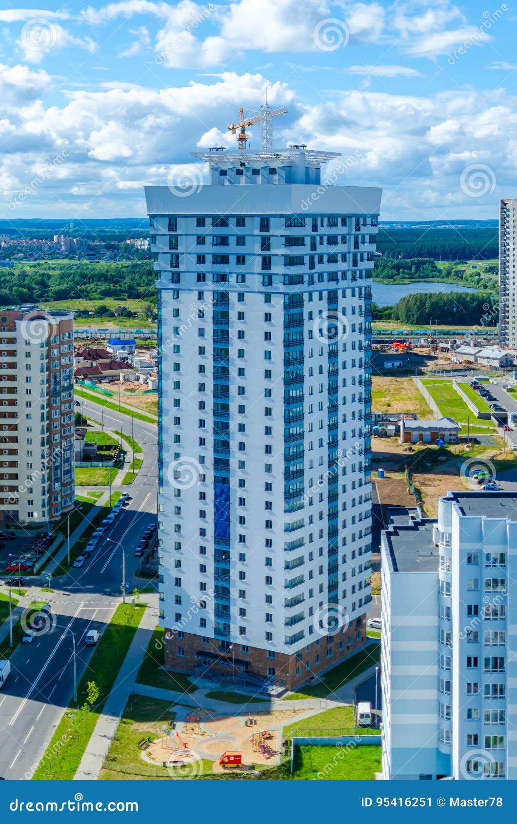 Minsk Streets from a Bird`s-eye View. Editorial Photo - Image of minsk ...
