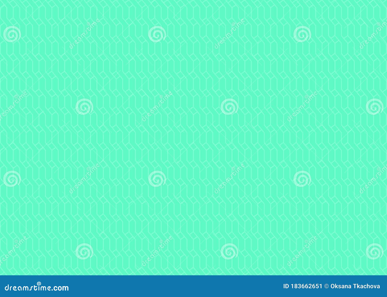 Mint Abstract Background with Repeating Geometric Pattern. Trendy Color ...