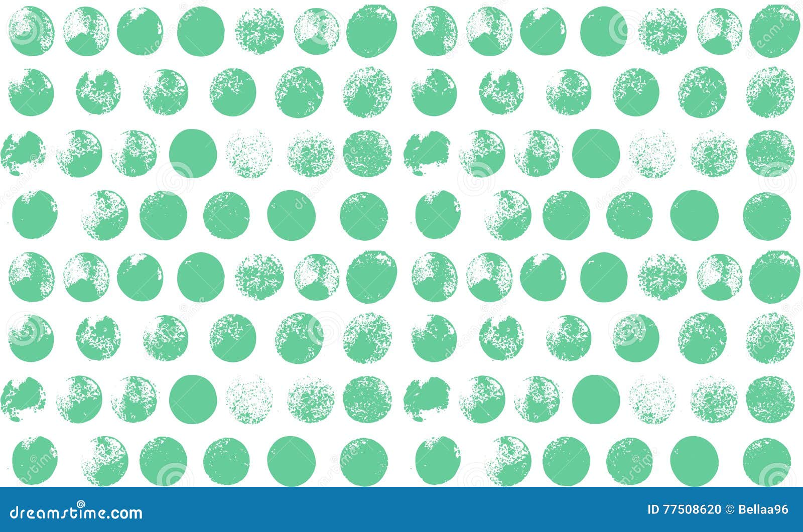 Mint circles pattern stock vector. Illustration of graphic - 77508620