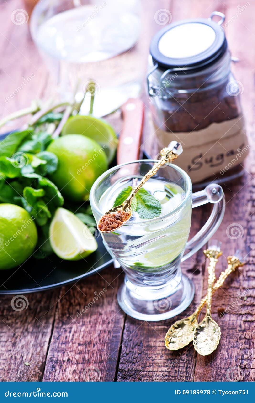 Mint drink stock photo. Image of lime, cuban, delicious - 69189978