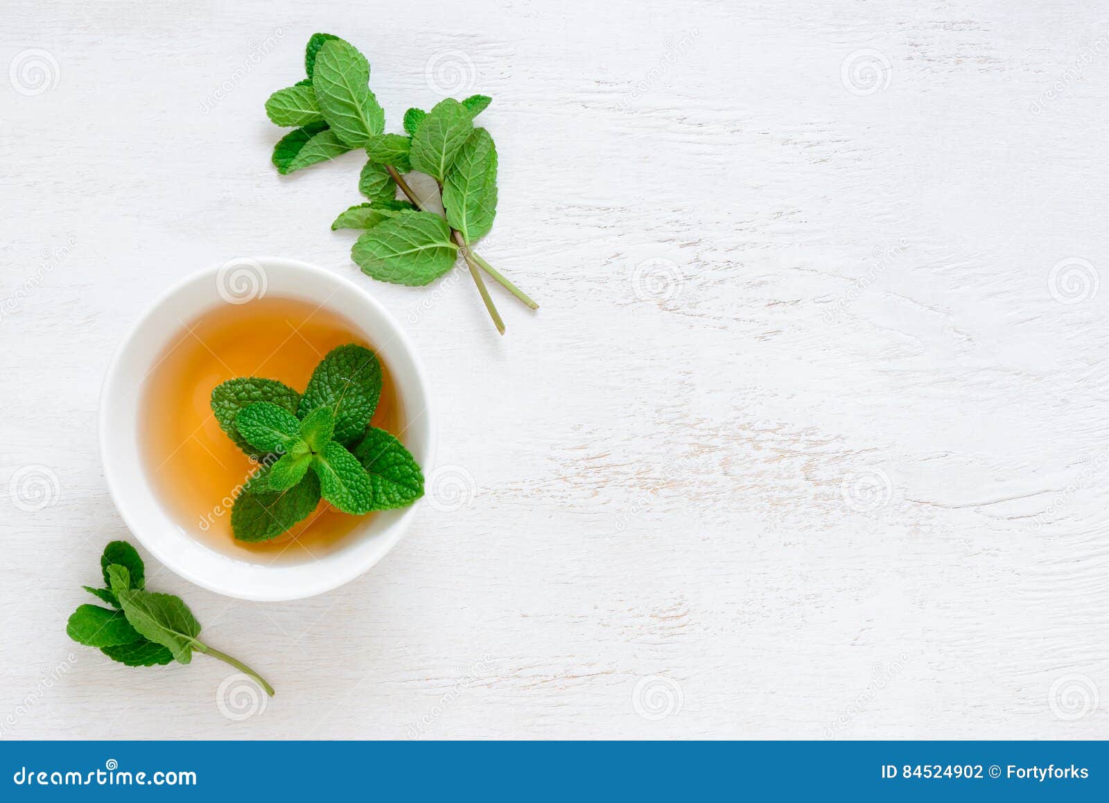 Mint Flavoured Tea Background Stock Photo - Image of green, aroma: 84524902