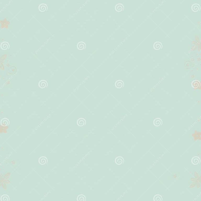 Mint Green Background with Subtle Floral Pattern Stock Illustration ...
