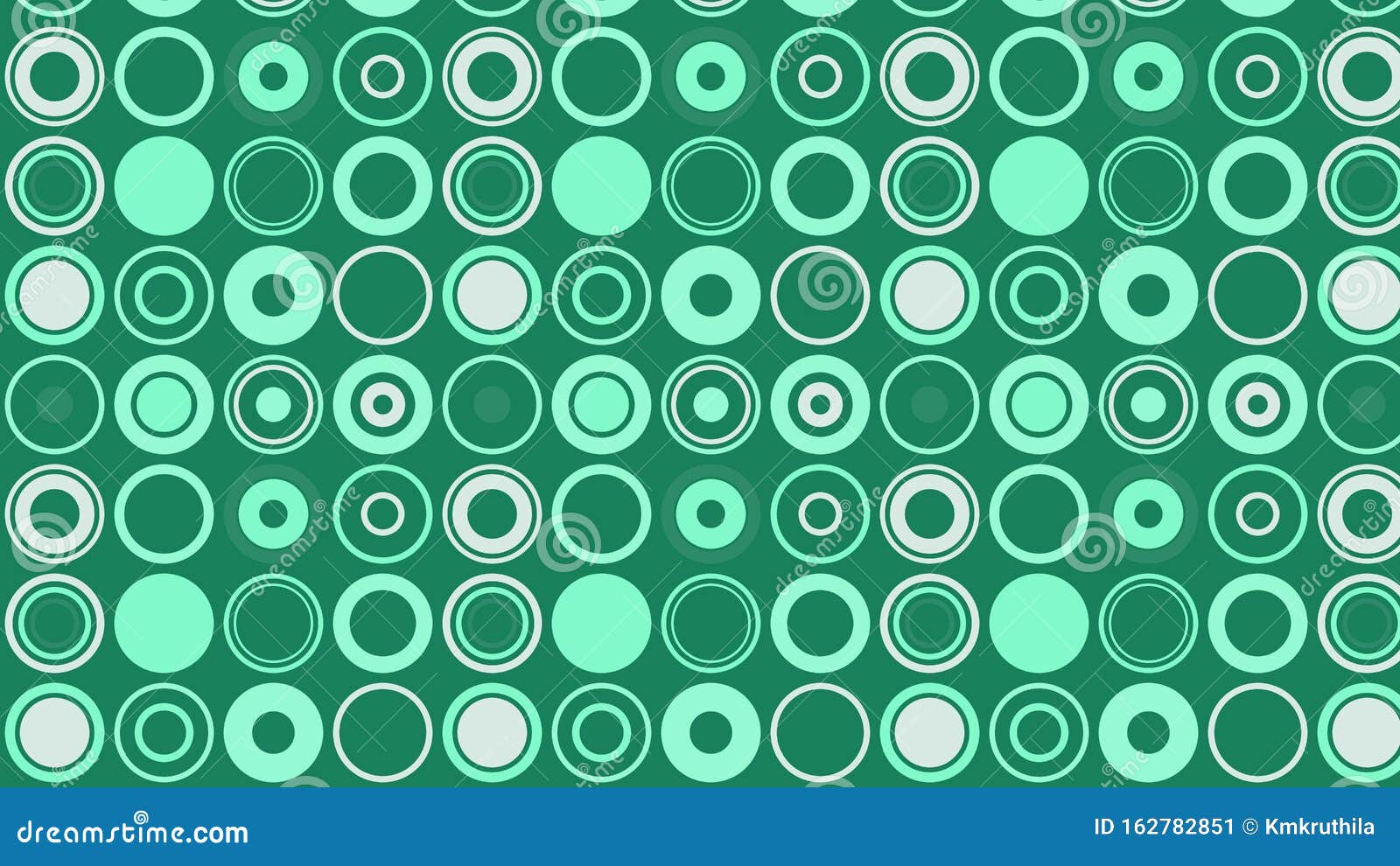 Mint Green Seamless Circle Pattern Stock Vector - Illustration of geometrical, swatches: 162782851