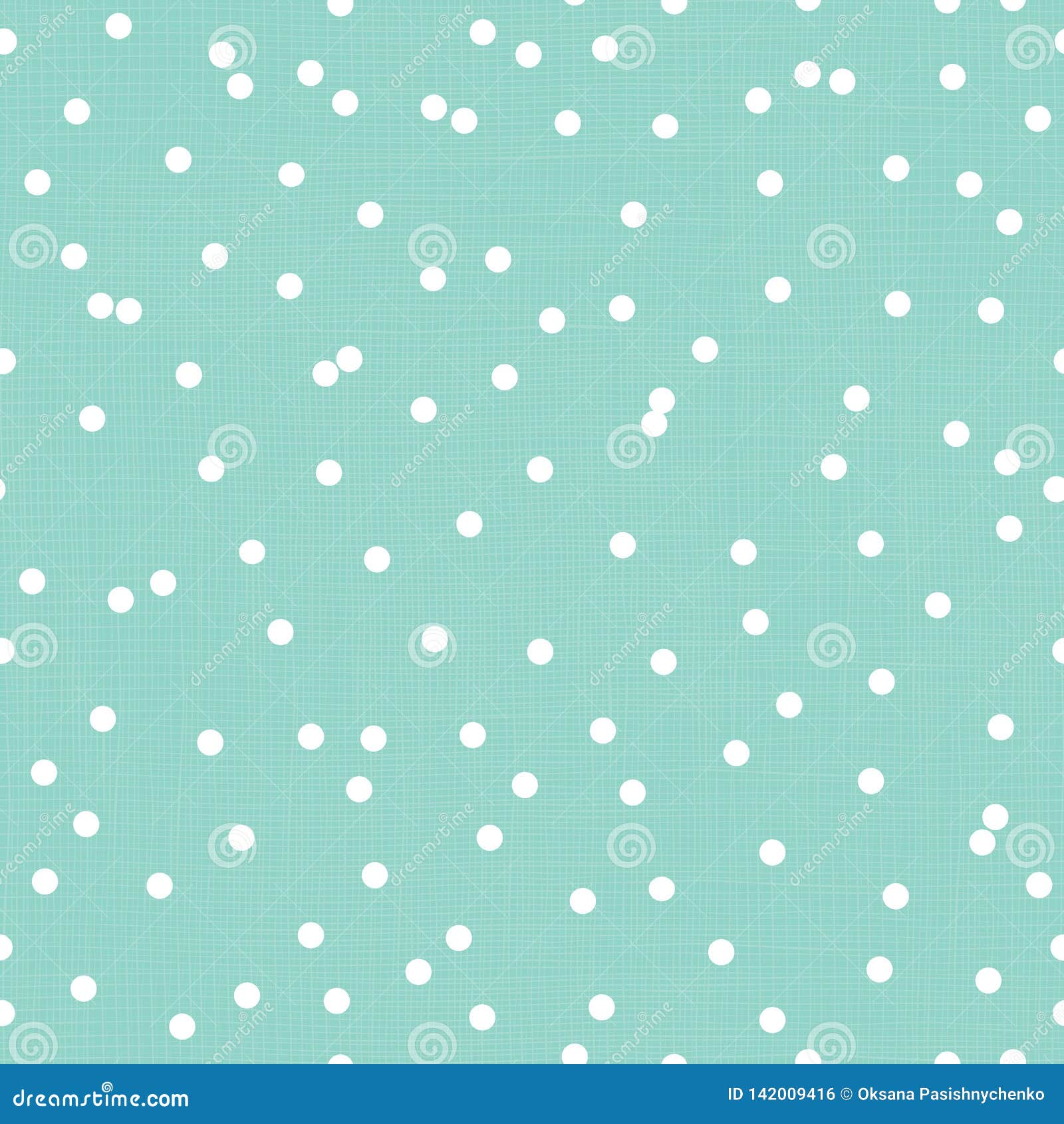 Mint Green Tiny Textile Circles Repeat Pattern Stock Vector ...