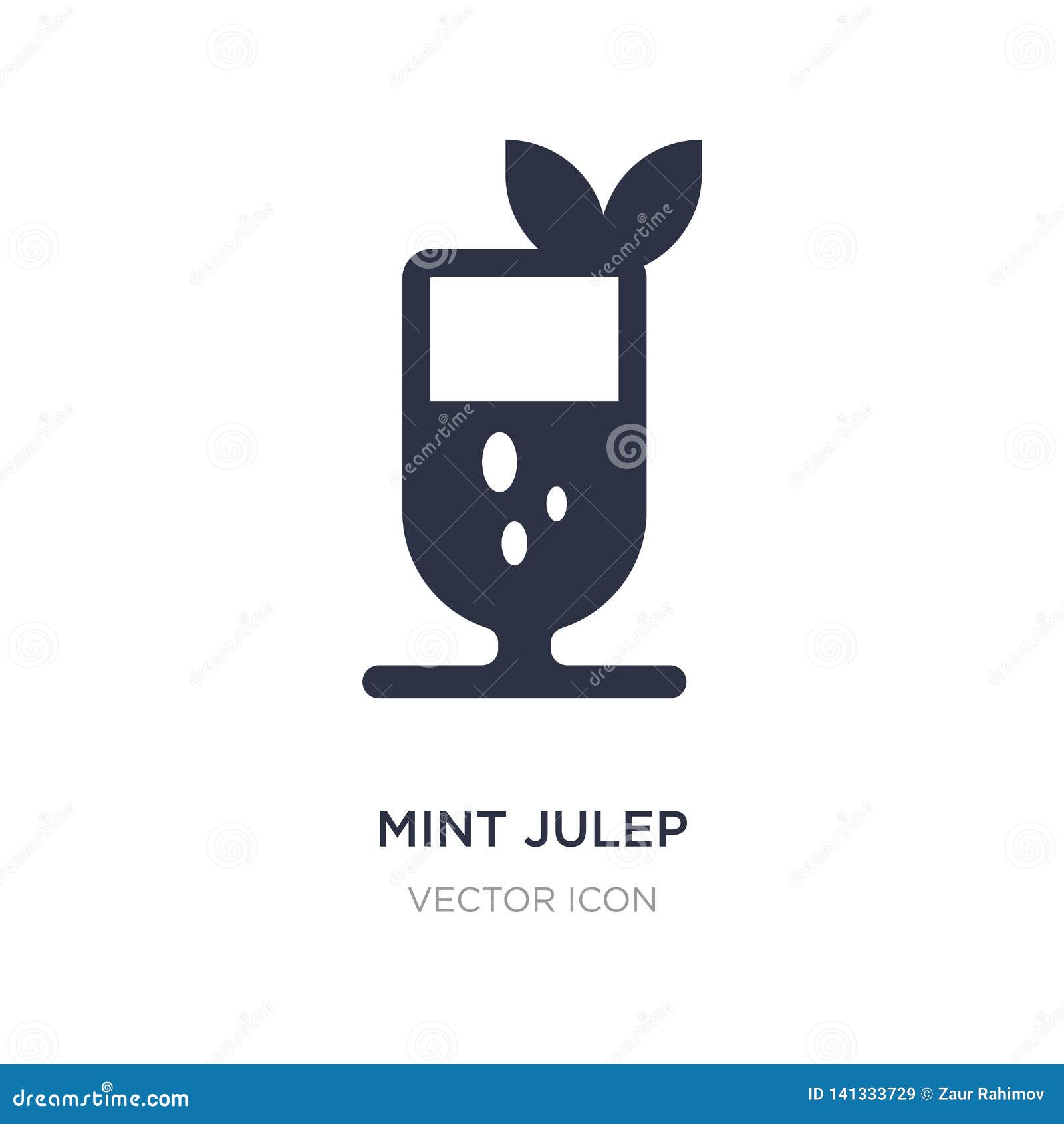 Mint Julep Icon On White Background. Simple Element Illustration From ...