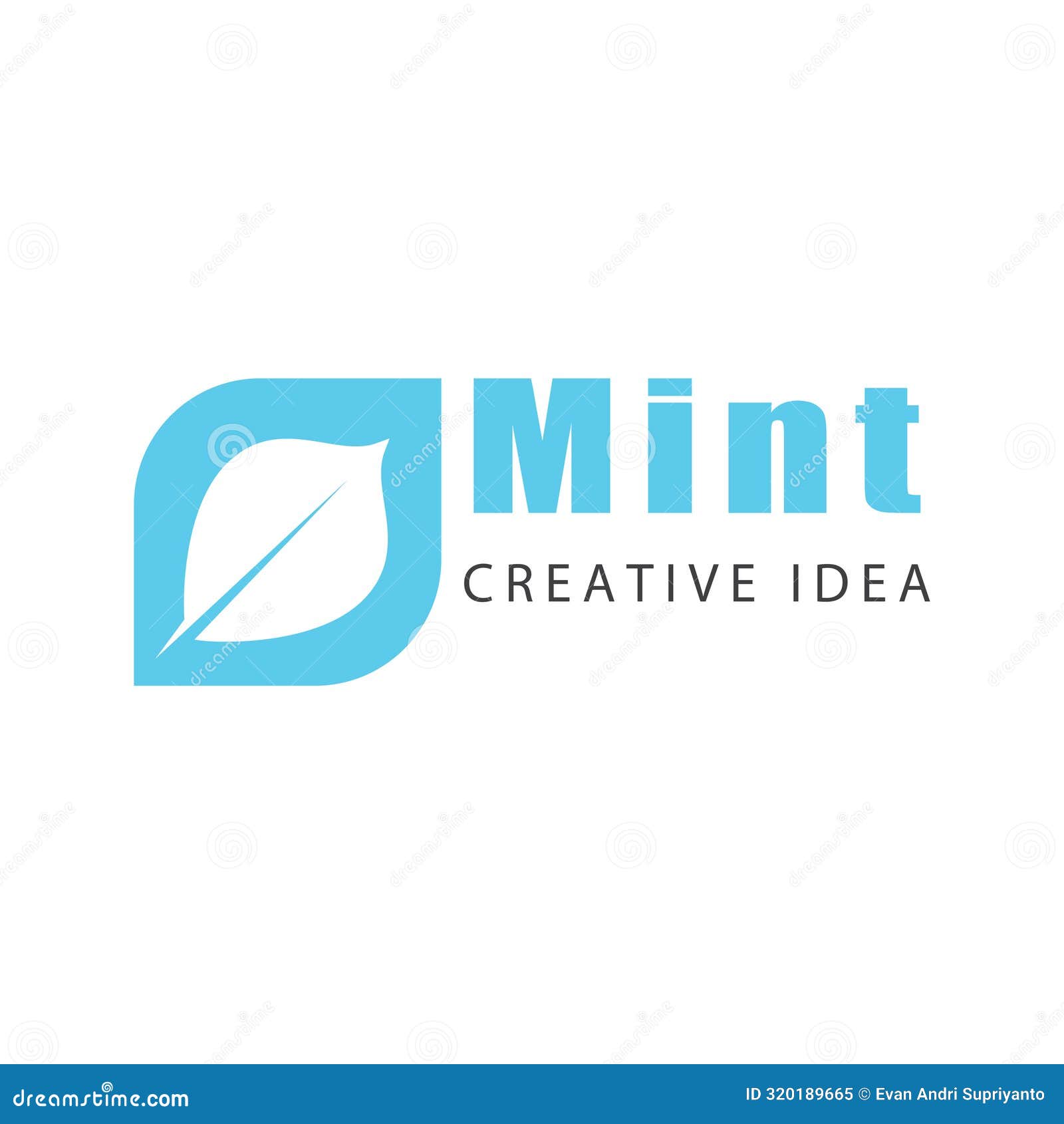 Mint Leaf Logo Vector Element Template and Symbol Stock Vector ...