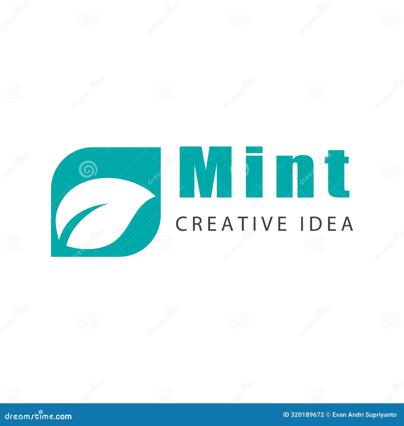 Mint Leaf Logo Vector Element Template and Symbol Stock Vector ...