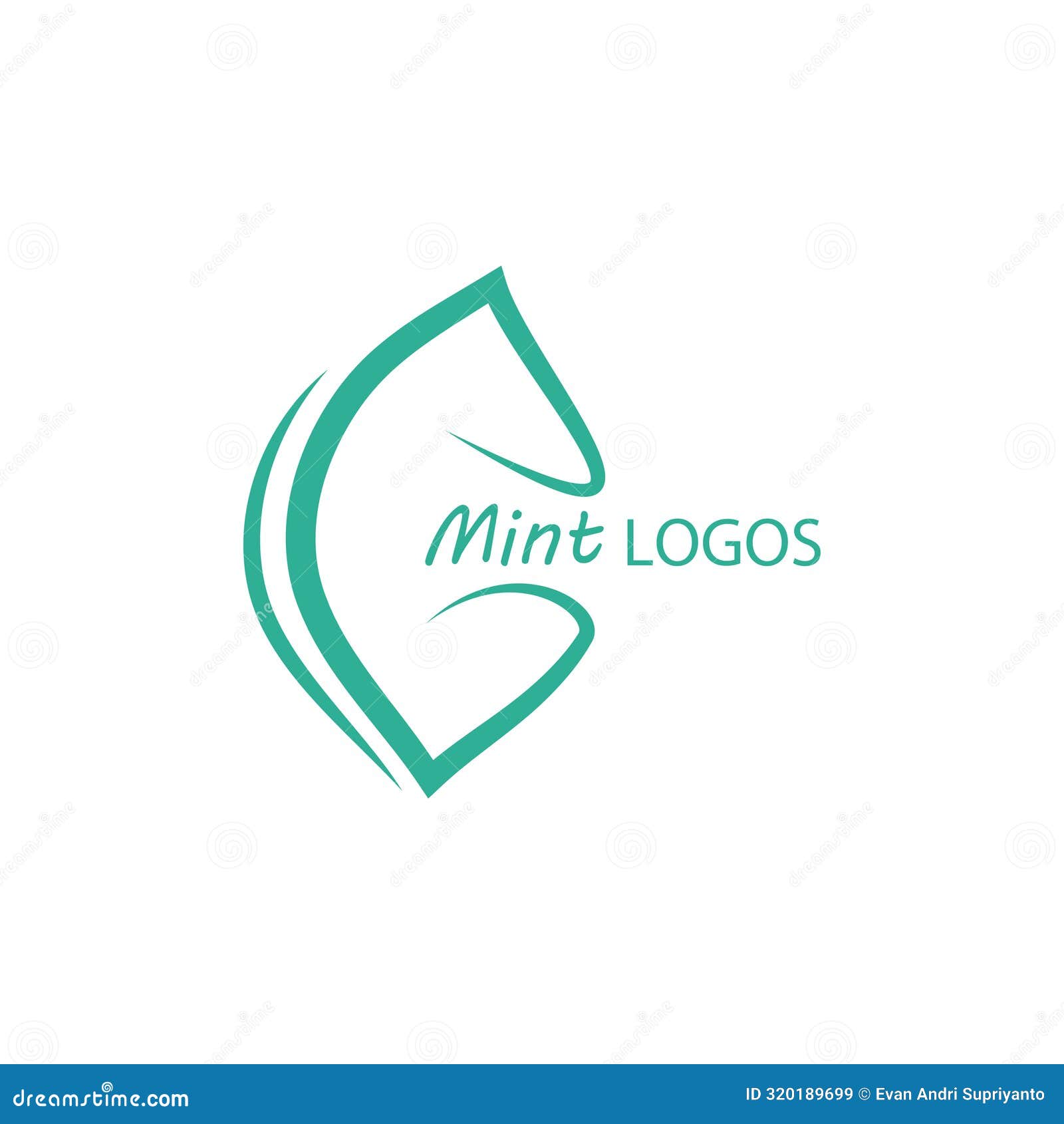 Mint Leaf Logo Vector Element Template and Symbol Stock Vector ...