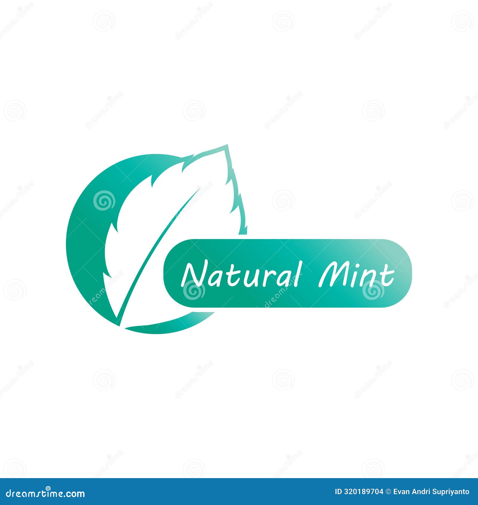 Mint Leaf Logo Vector Element Template and Symbol Stock Vector ...