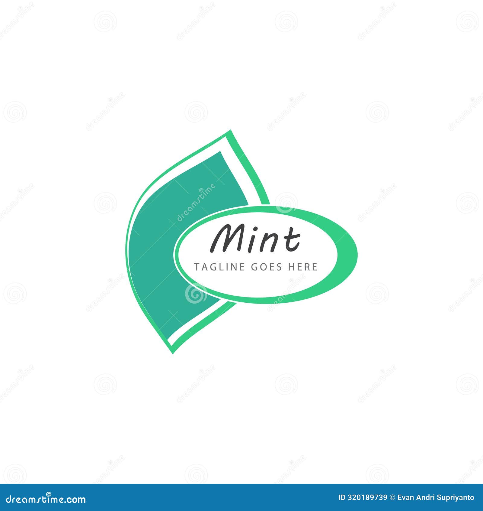 Mint Leaf Logo Vector Element Template and Symbol Stock Vector ...
