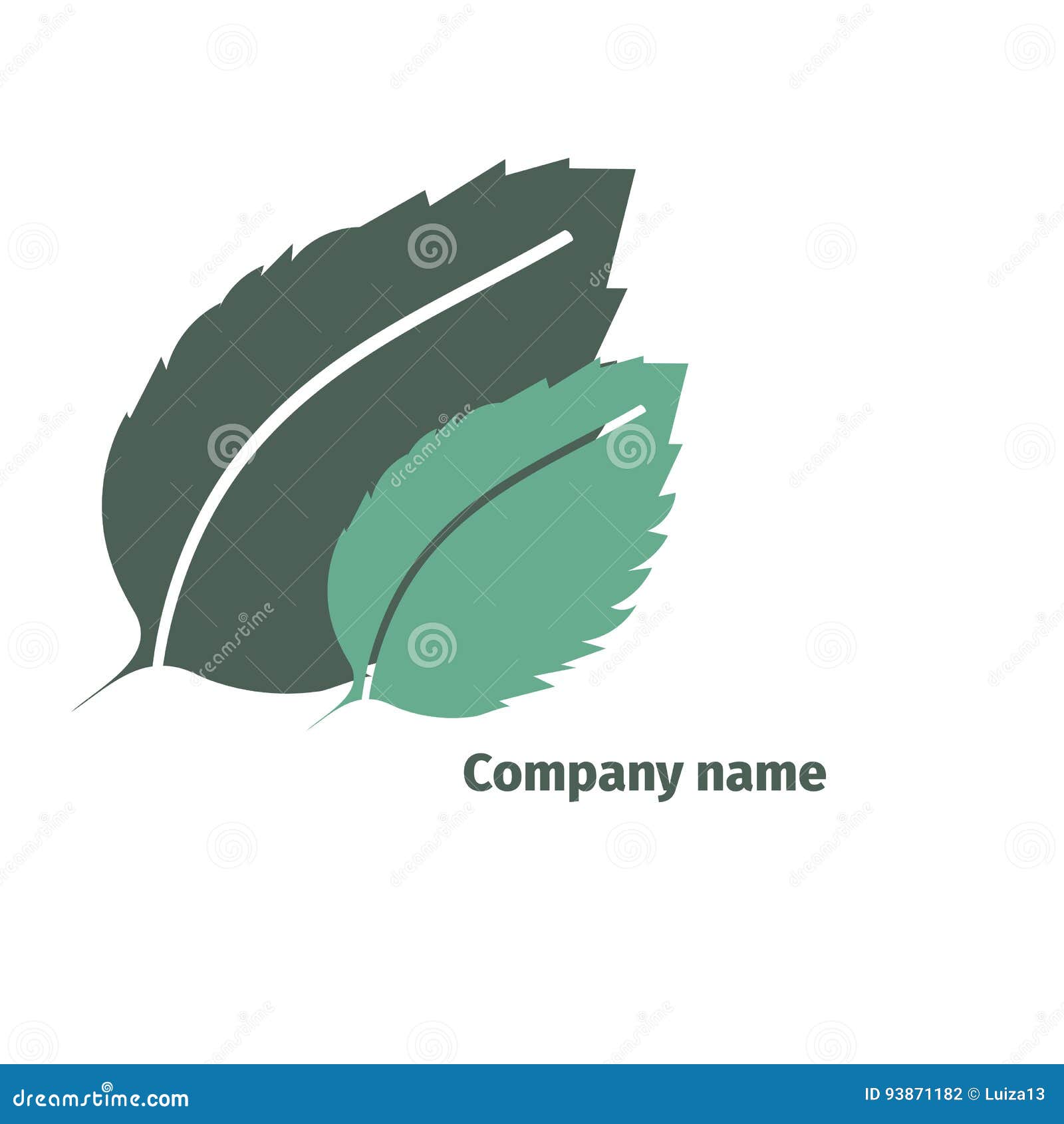 Mint. Logo for company stock vector. Illustration of food - 93871182