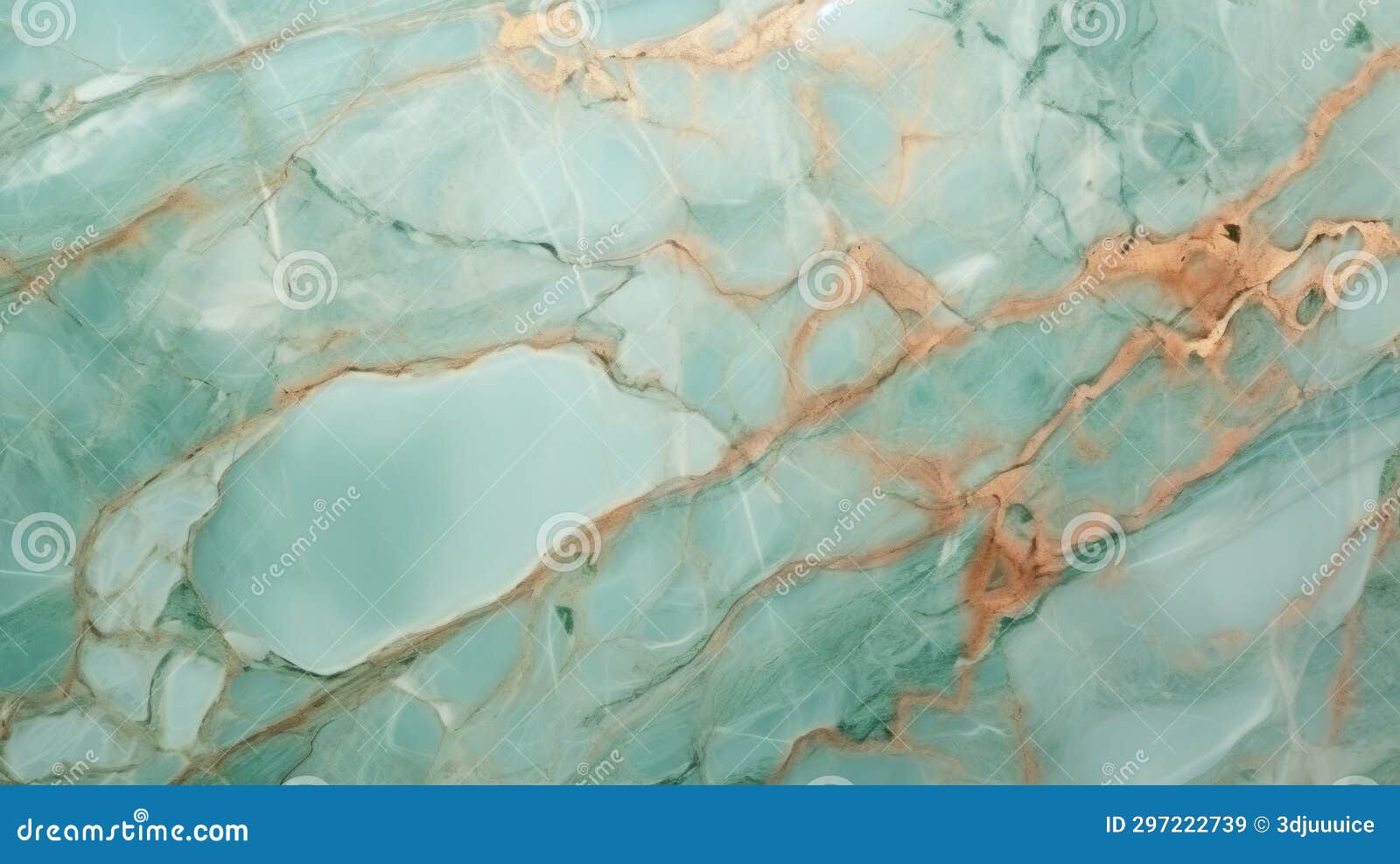 Mint Marble with Copper Horizontal Background. Stock Illustration ...