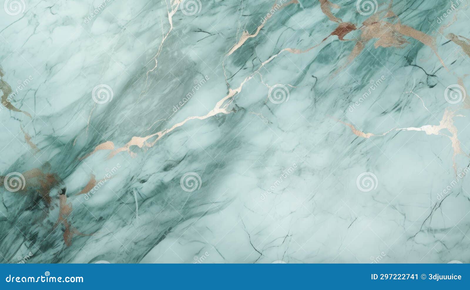 Mint Marble with Copper Horizontal Background. Stock Illustration ...