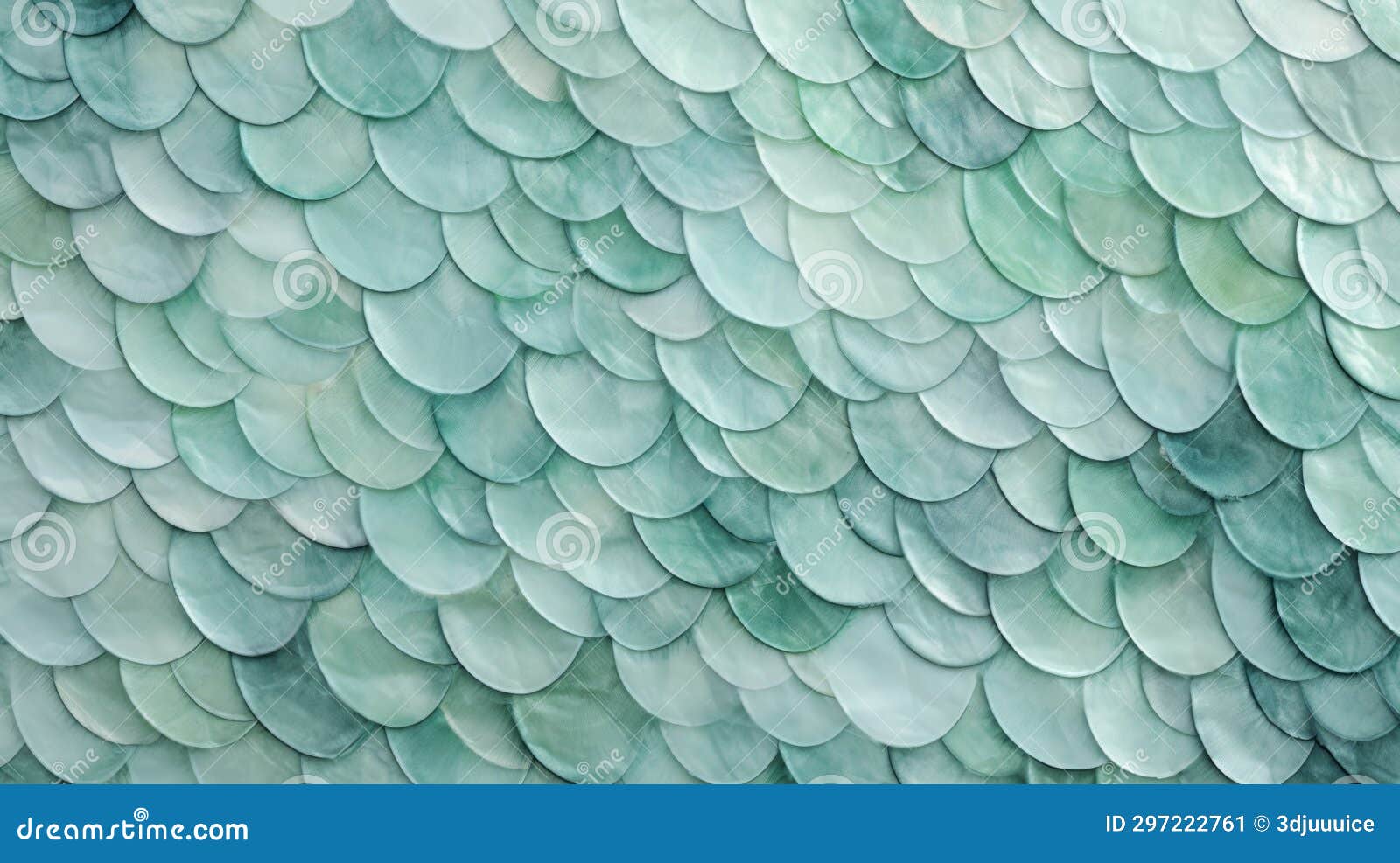 Mint Marble with Fish Scale Horizontal Background. Stock Illustration ...