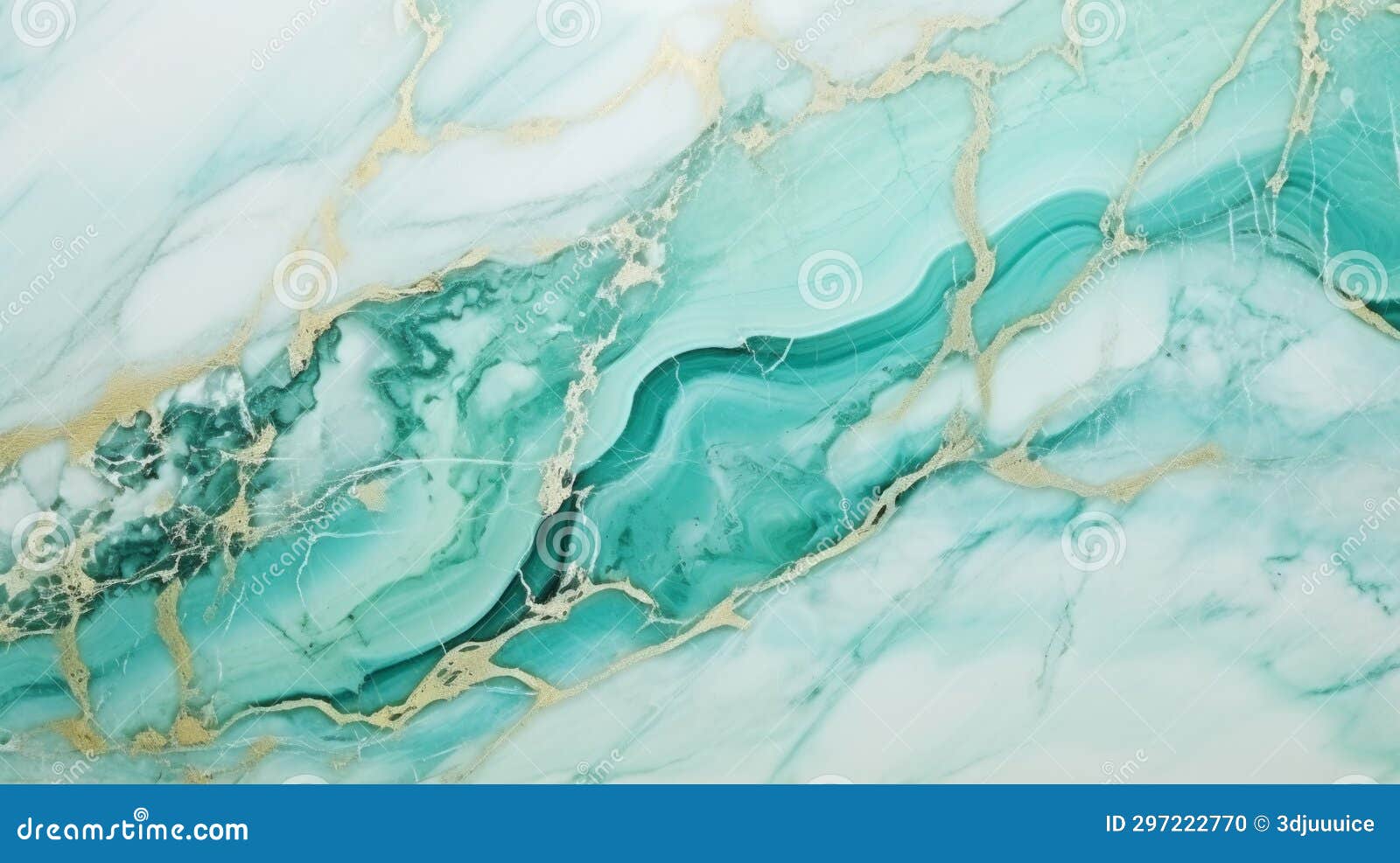 Mint Marble with Glitter Horizontal Background. Stock Illustration ...