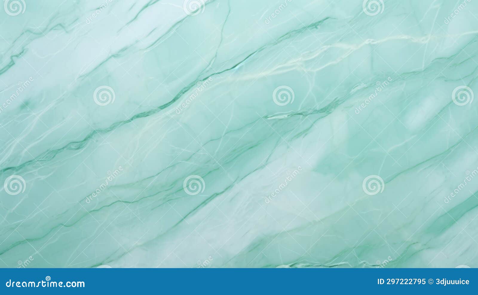 Mint Marble with Ice Horizontal Background. Stock Illustration ...
