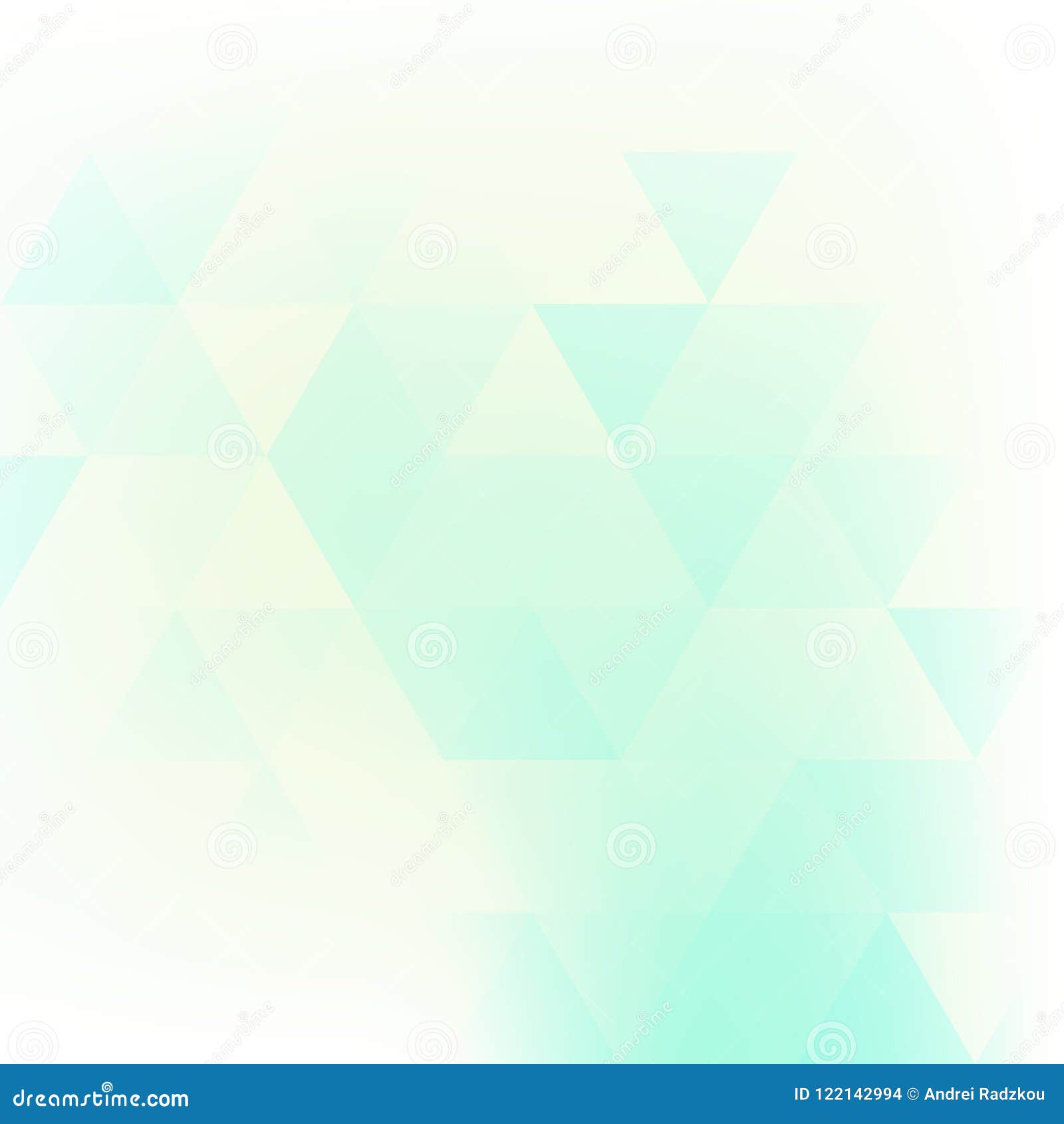 Mint Pattern. Background Textured by Light Cyan Triangles Stock Vector ...