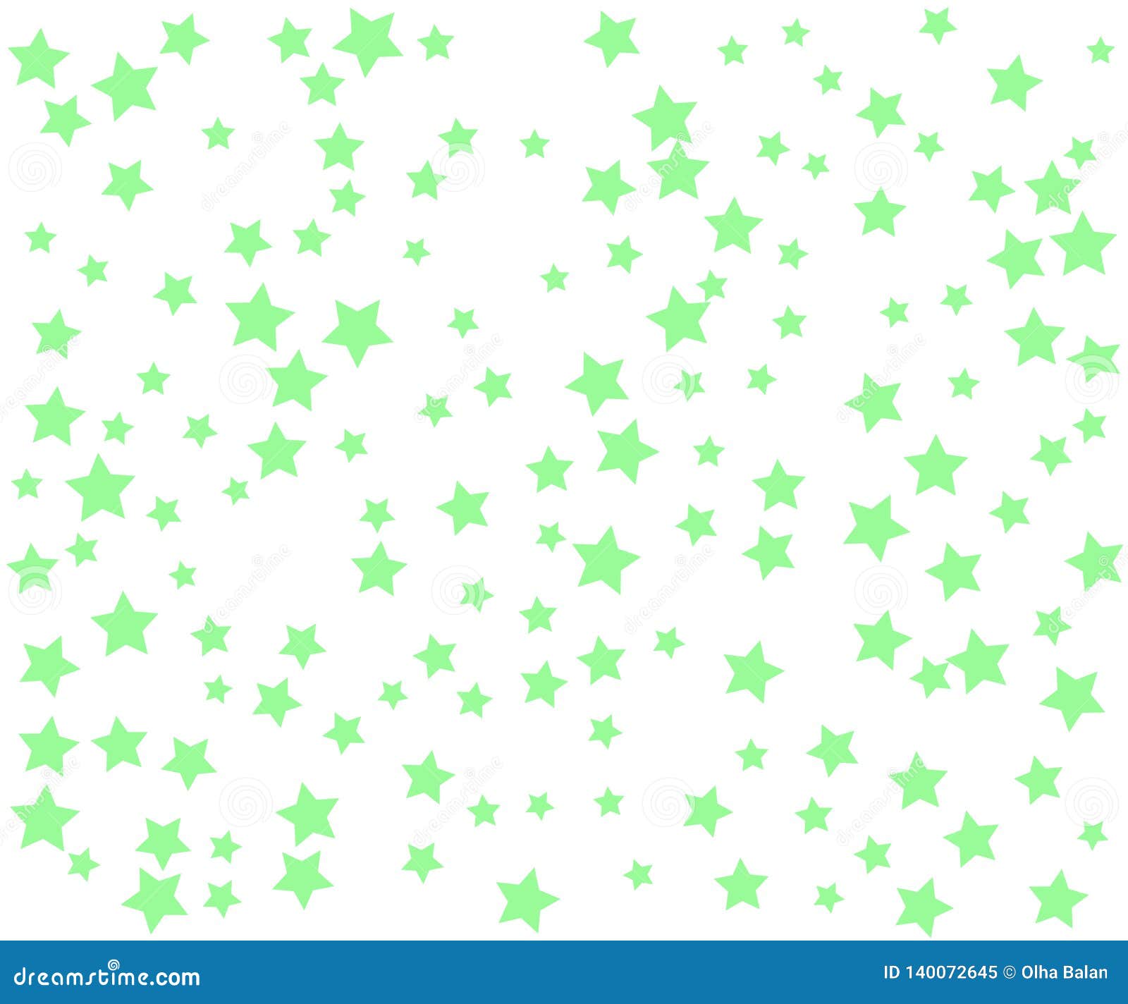 Mint Stars Banner stock vector. Illustration of element - 140072645