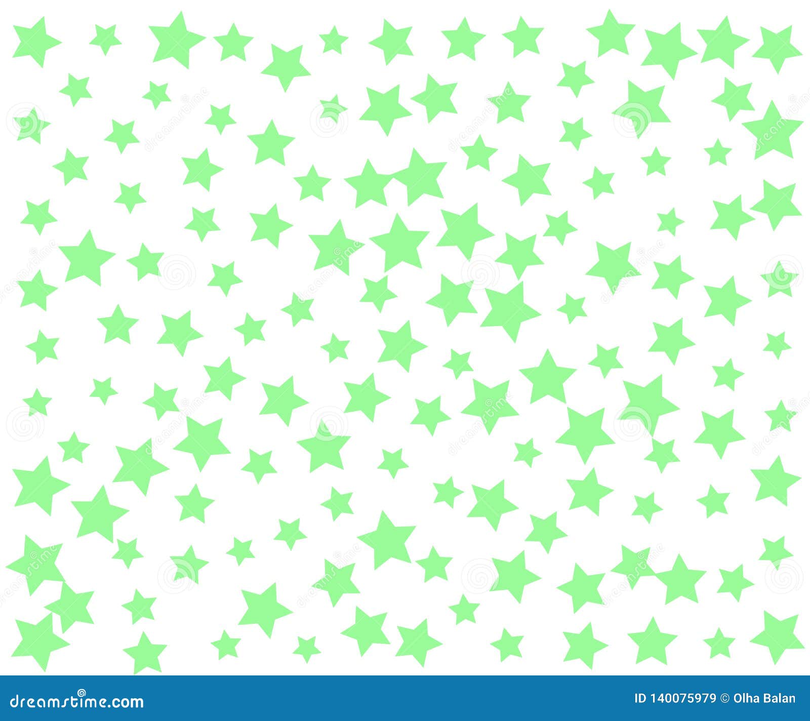 Mint Stars Banner stock vector. Illustration of falling - 140075979