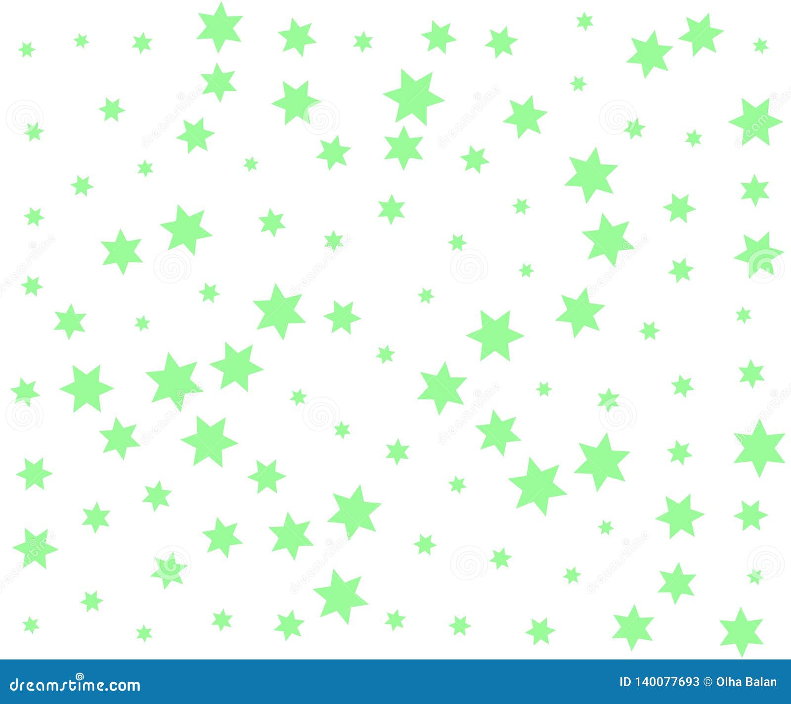 Mint Stars Banner stock vector. Illustration of flow - 140077693