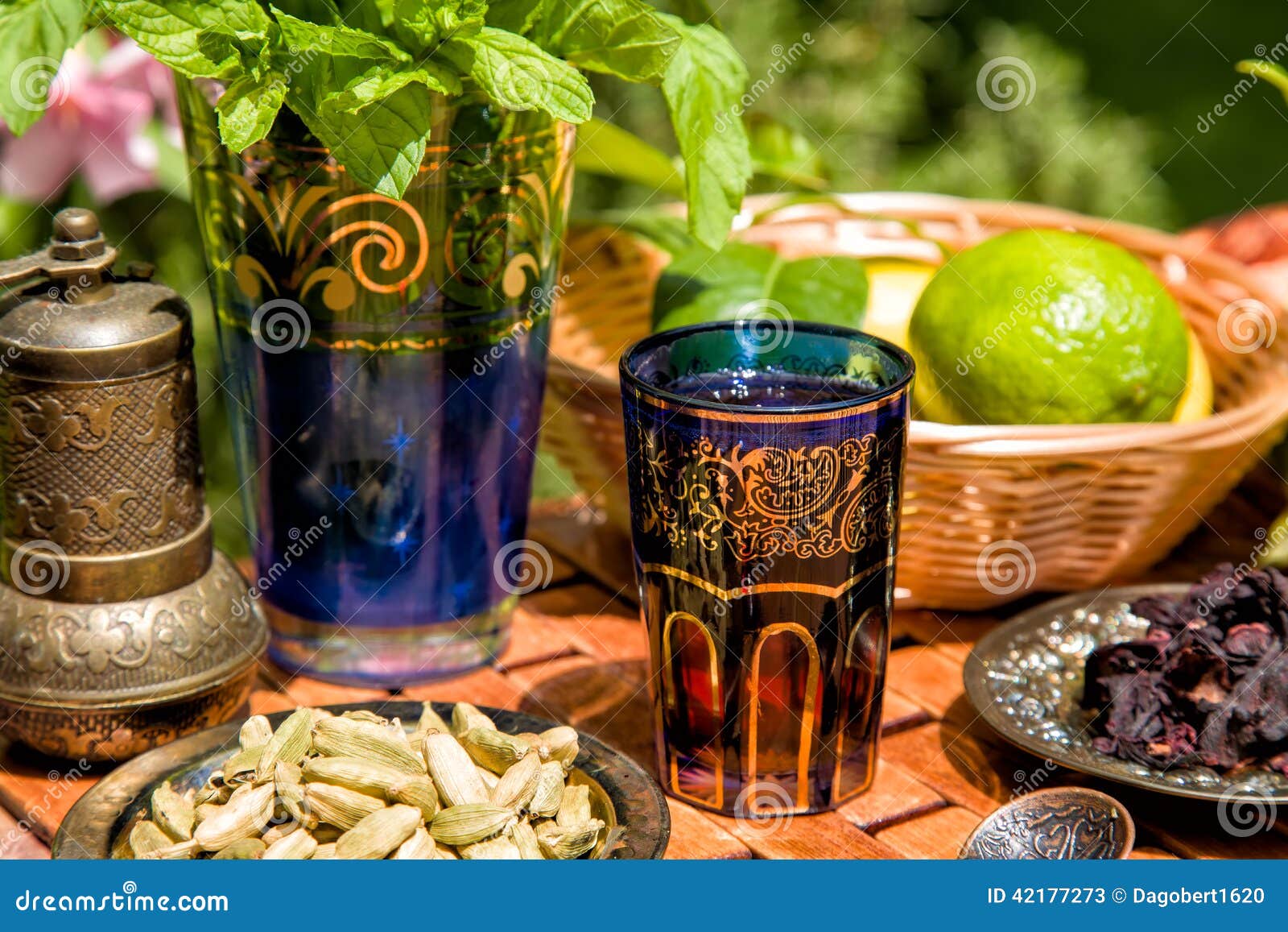 Mint tea stock image. Image of beverage, middle, culture - 42177273