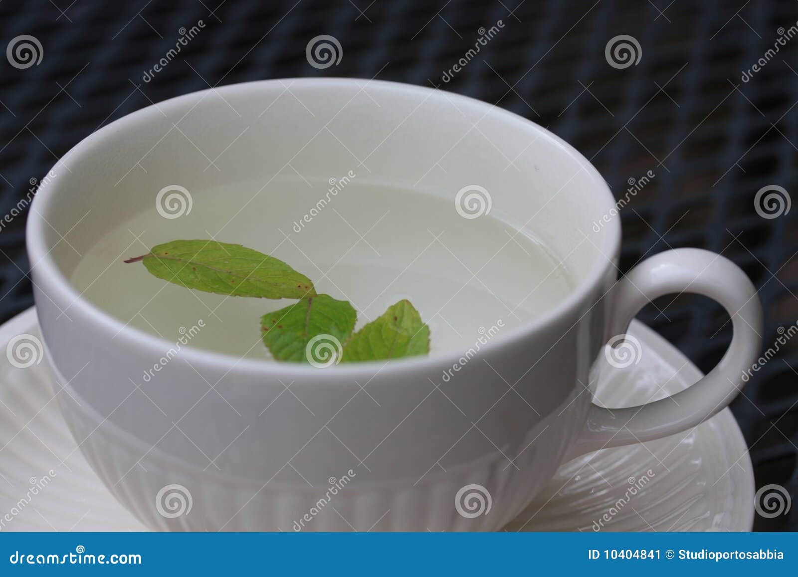 Mint tea in a cup stock image. Image of tranquil, lifestyle - 10404841
