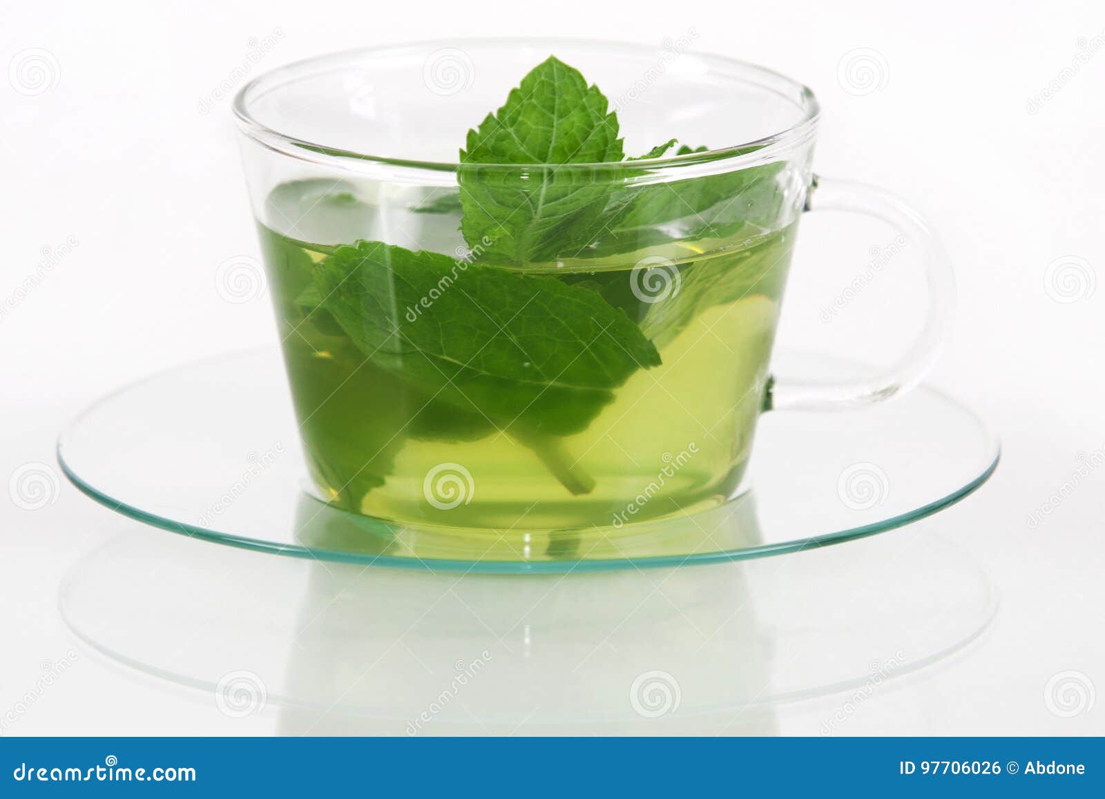 Mint tea stock photo. Image of green, horizontal, refreshment - 97706026