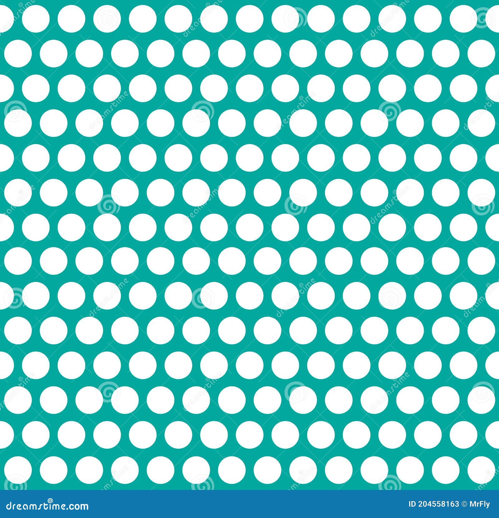 Mint Uniform Polka Dot Pattern, Vector Illustration Stock Vector ...