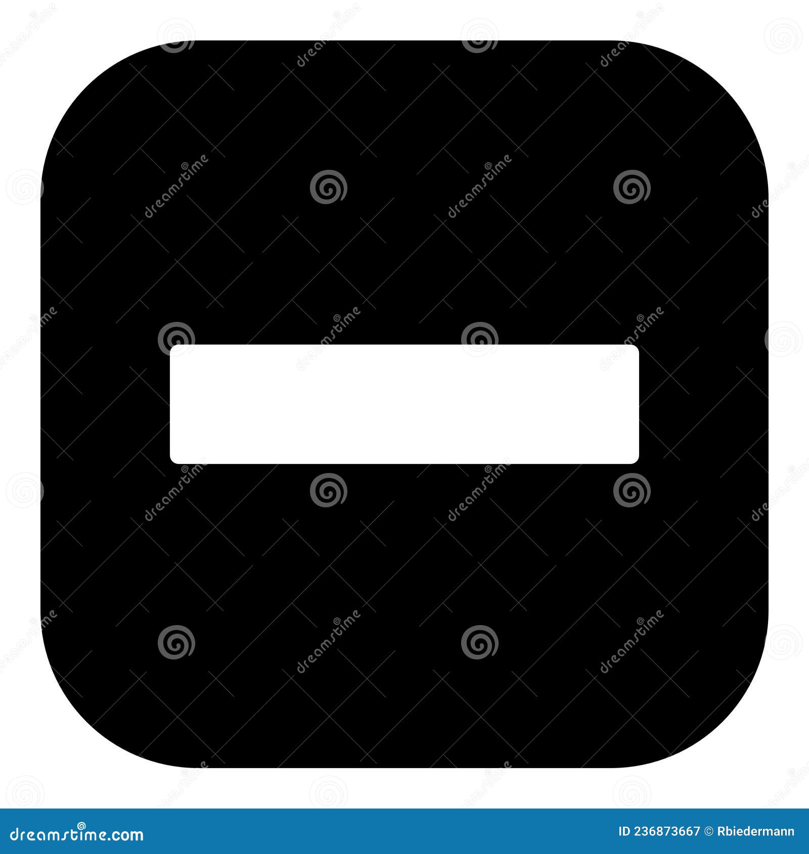 Minus and app icon stock vector. Illustration of symbol - 236873667