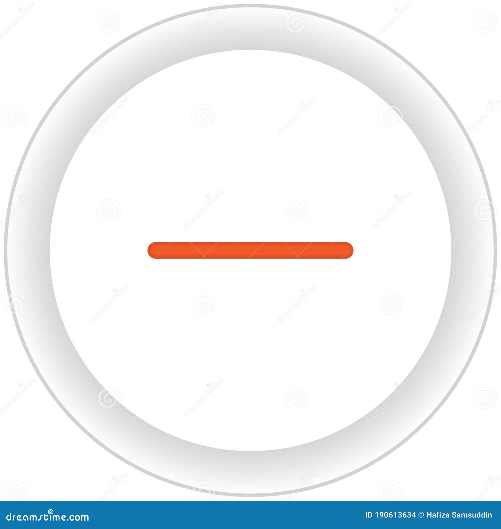 Minus Button. Vector Illustration Decorative Design Stock Vector ...