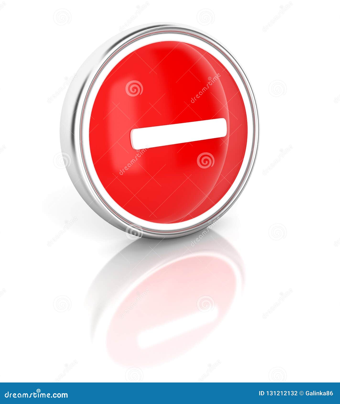 Minus Icon on Glossy Red Round Button Stock Illustration - Illustration ...
