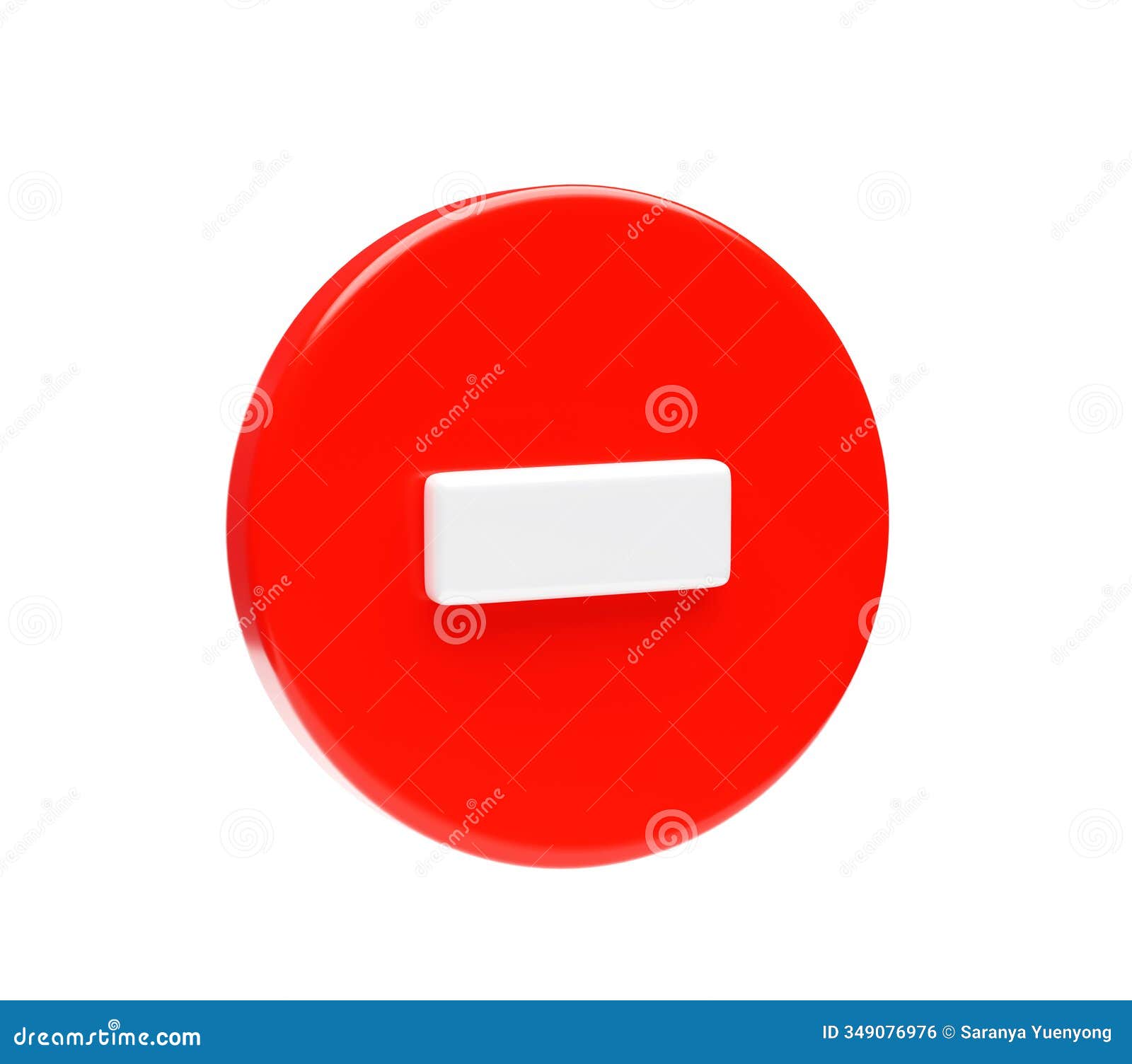 Minus Icon Icon on Red Bubble Symbol Element 3d Illustration Stock ...