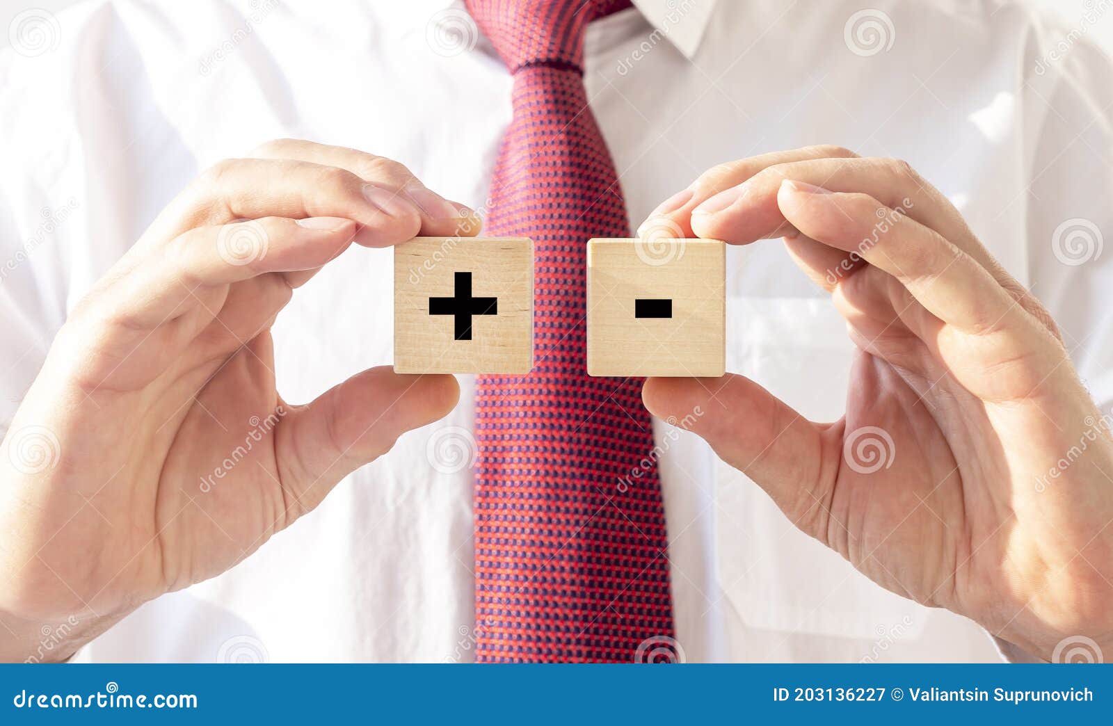 Minus Vs Plus Signs, Comparison of Opposites, Positive Vs Negative ...