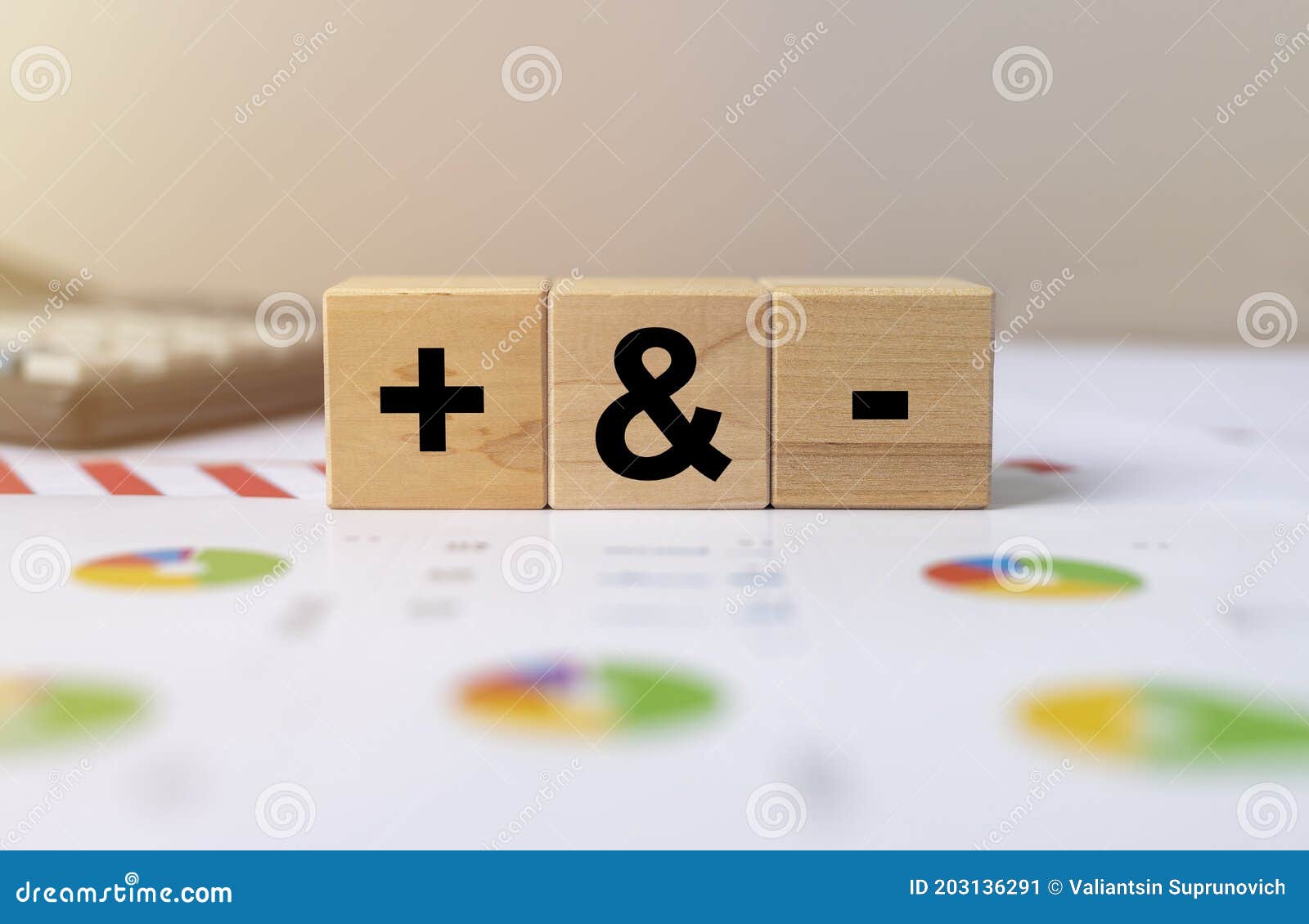 Minus Vs Plus Signs, Comparison of Opposites, Positive Vs Negative ...