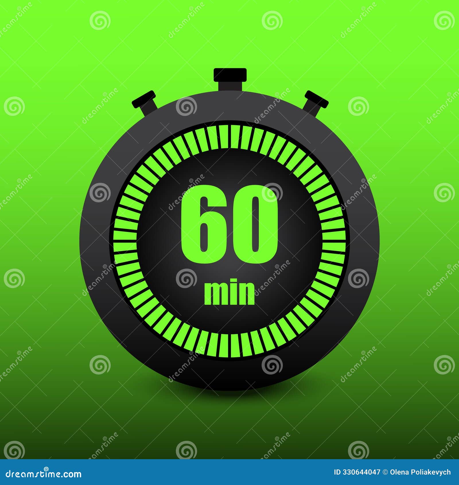 Vector Countdown Clock Counter Timer. UI Digital Count Down Circle ...